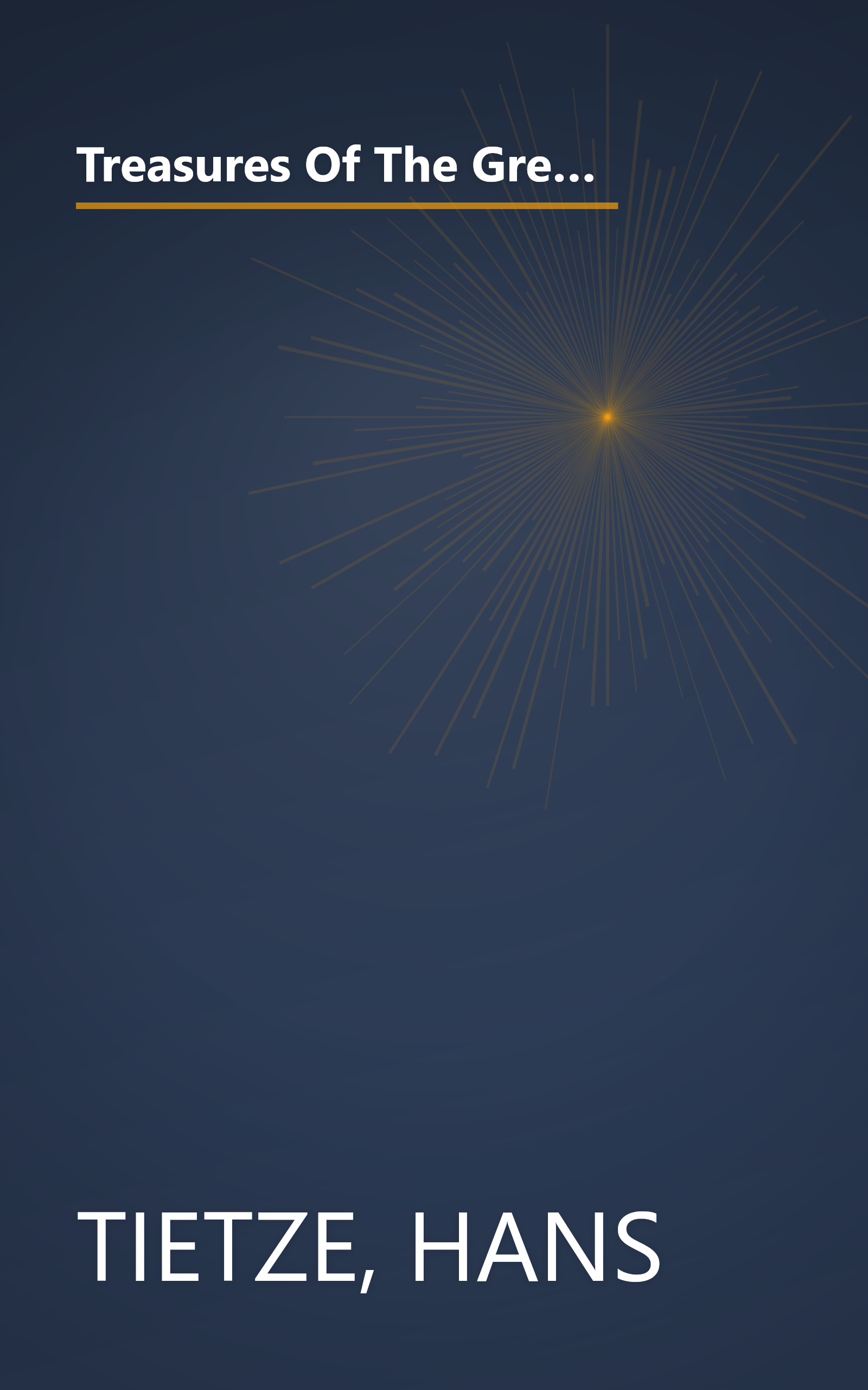 Treasures Of The Great National Galleries (An Introduction To The Paintings In The Famous Museums Of The Western World) book cover