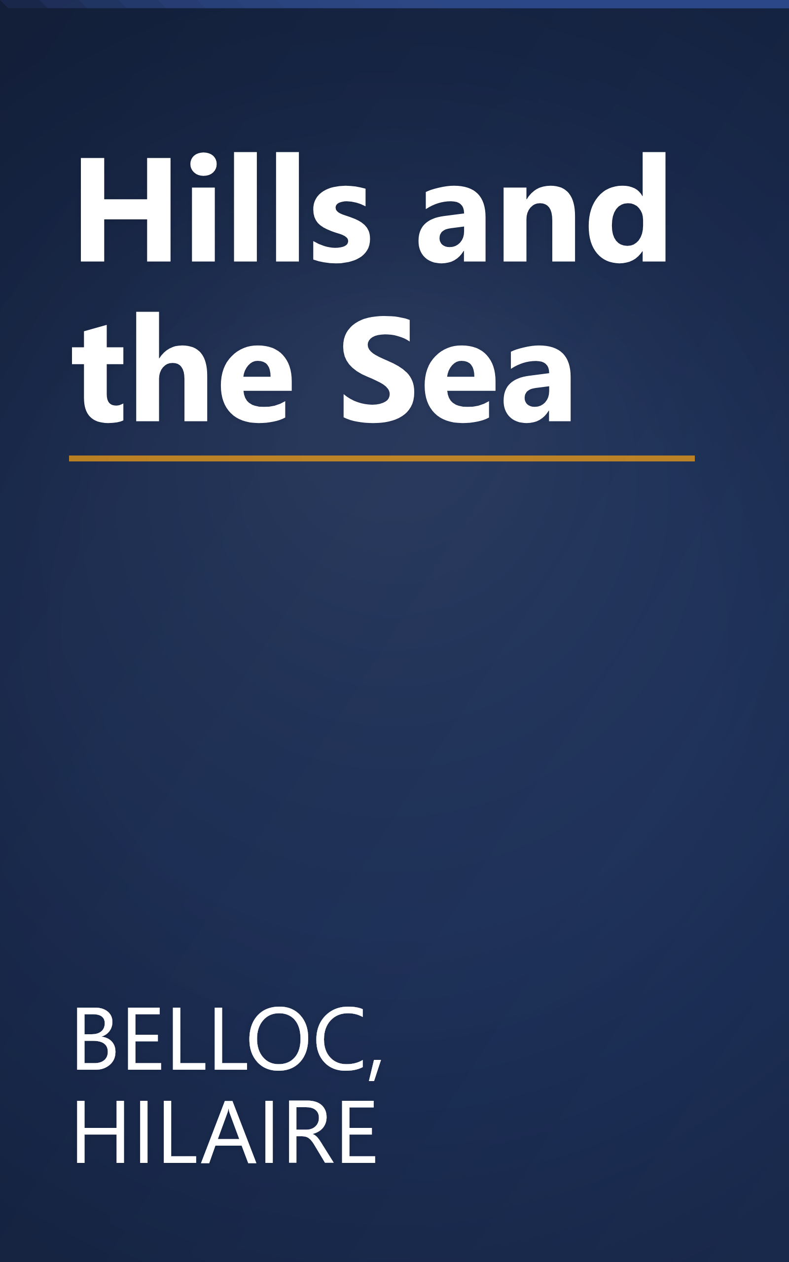 Hills and the Sea book cover