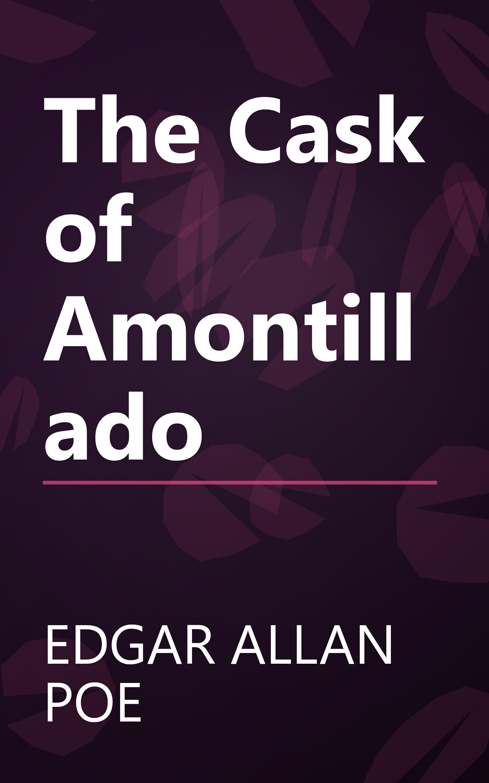 The Cask of Amontillado book cover