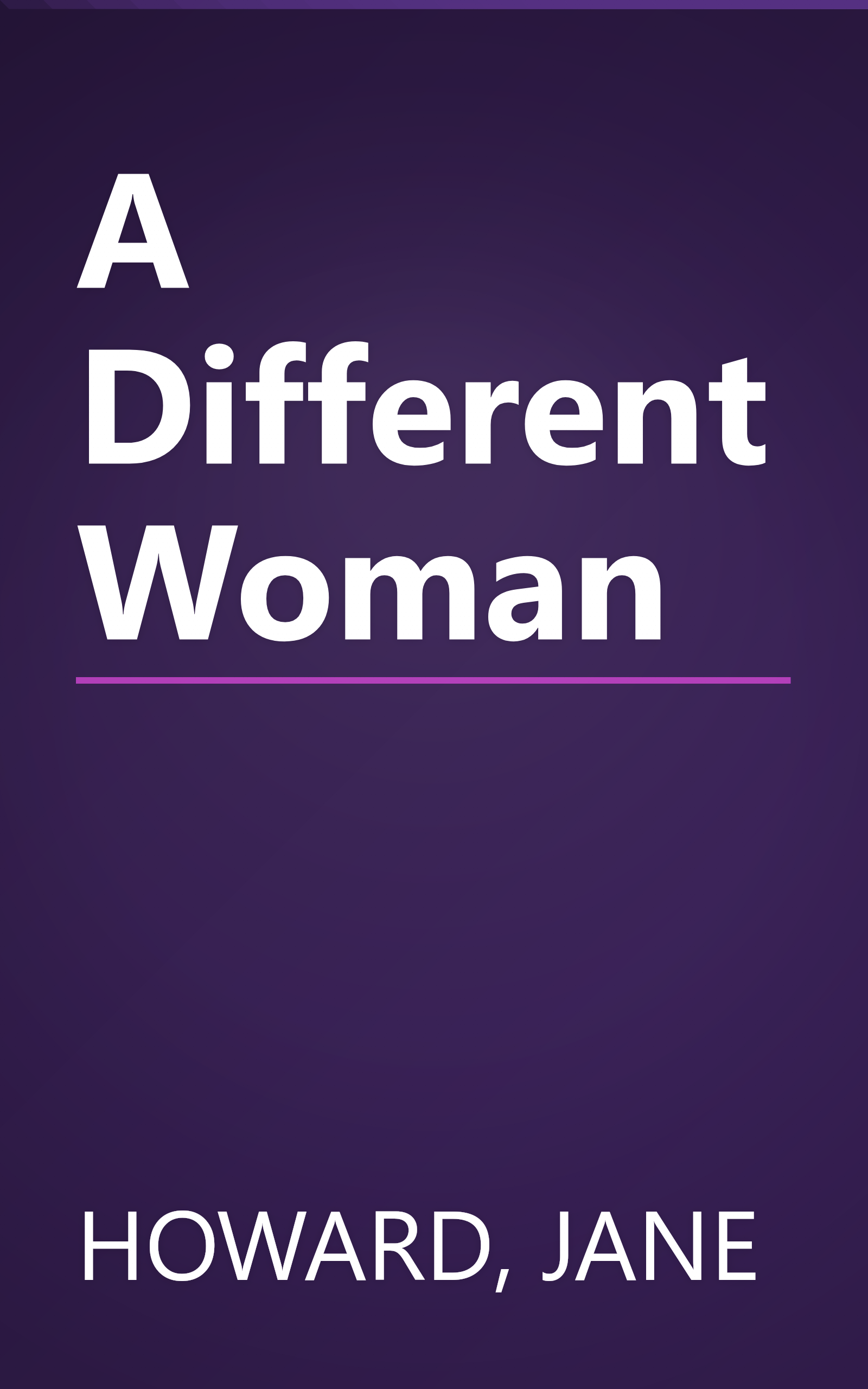 A Different Woman book cover