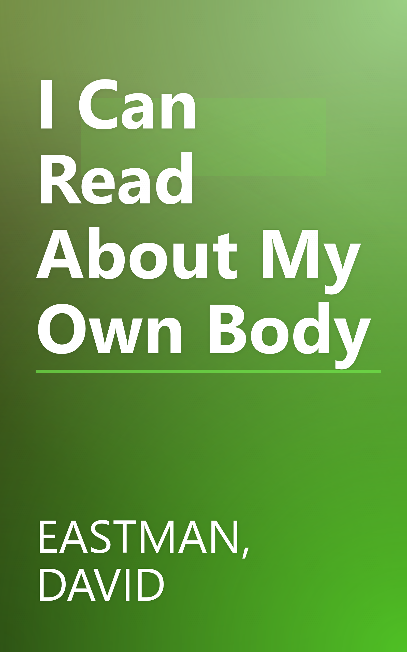 I Can Read About My Own Body book cover