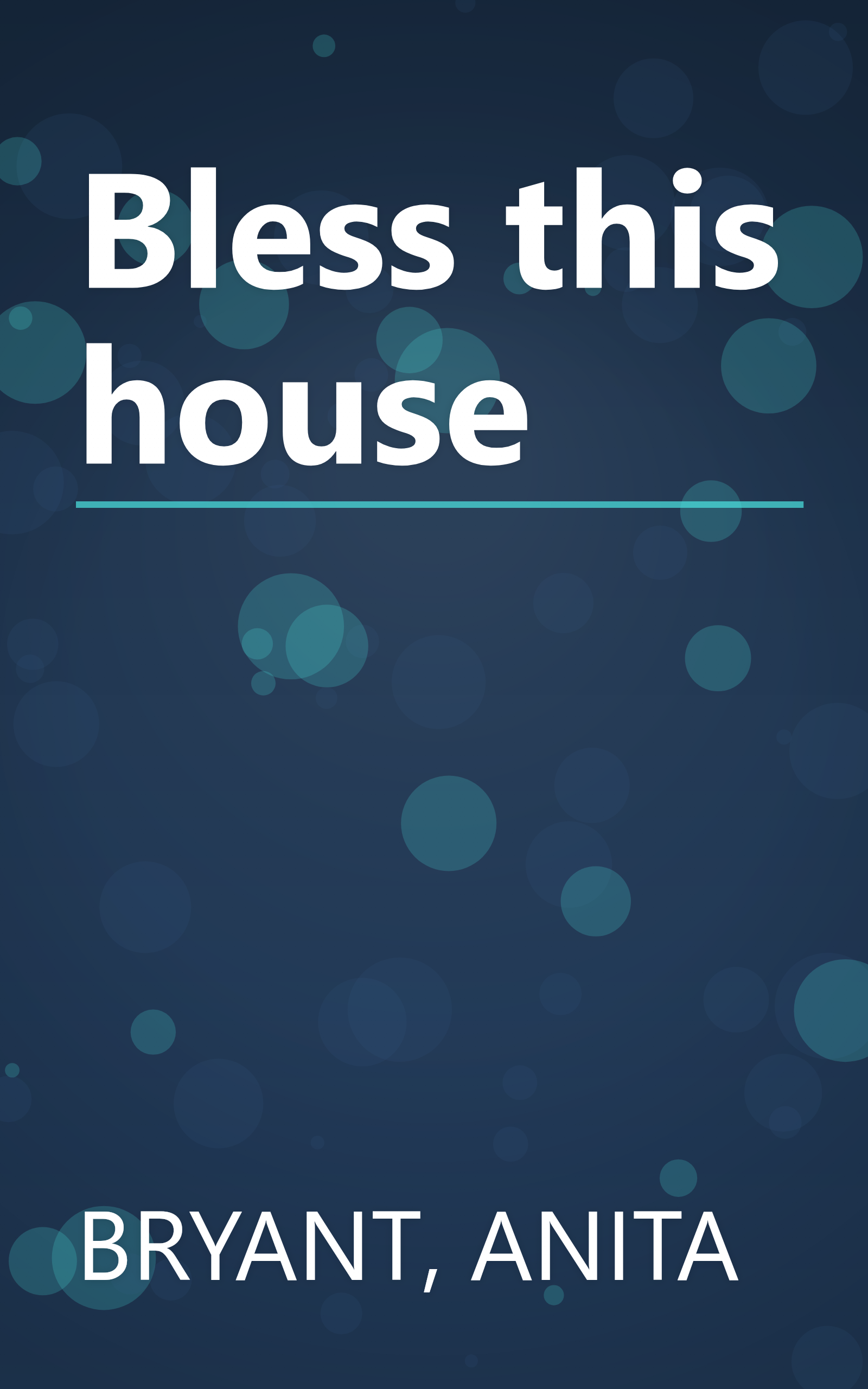 Bless this house book cover