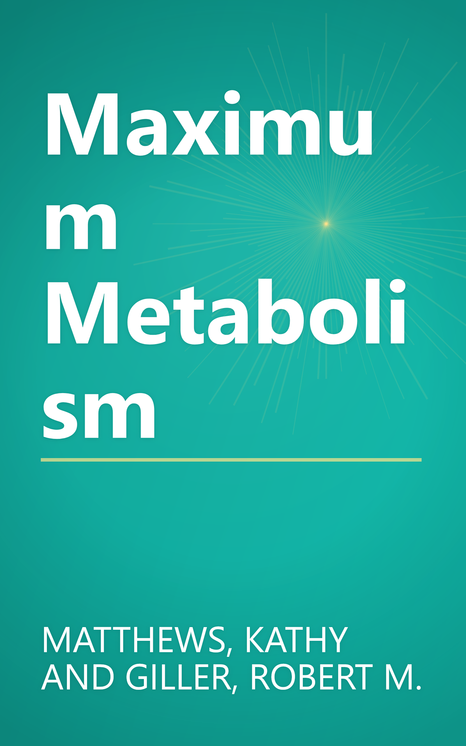 Maximum Metabolism book cover