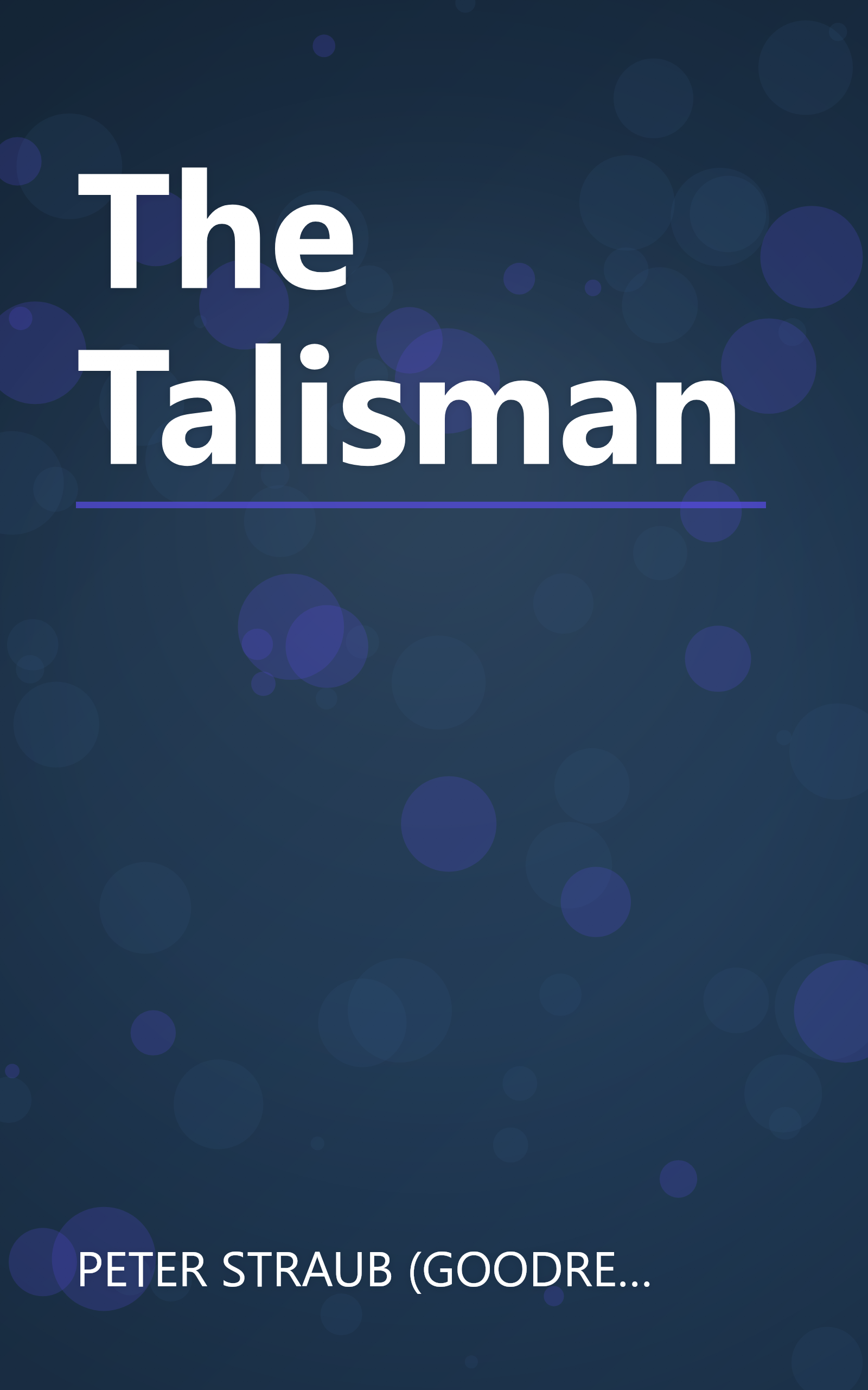 The Talisman book cover