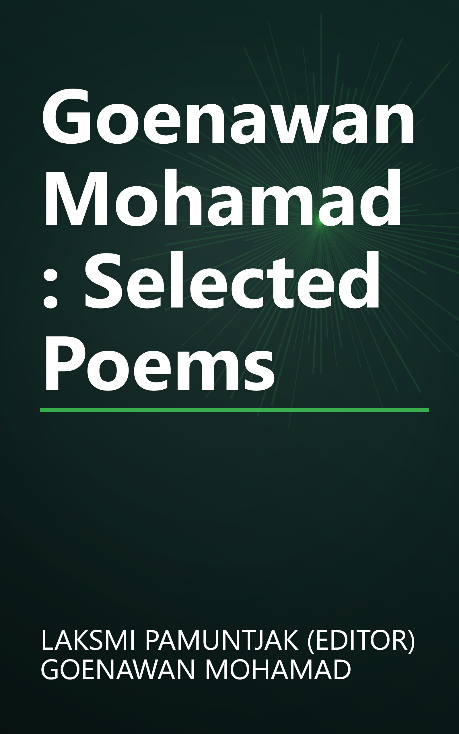 Goenawan Mohamad: Selected Poems book cover
