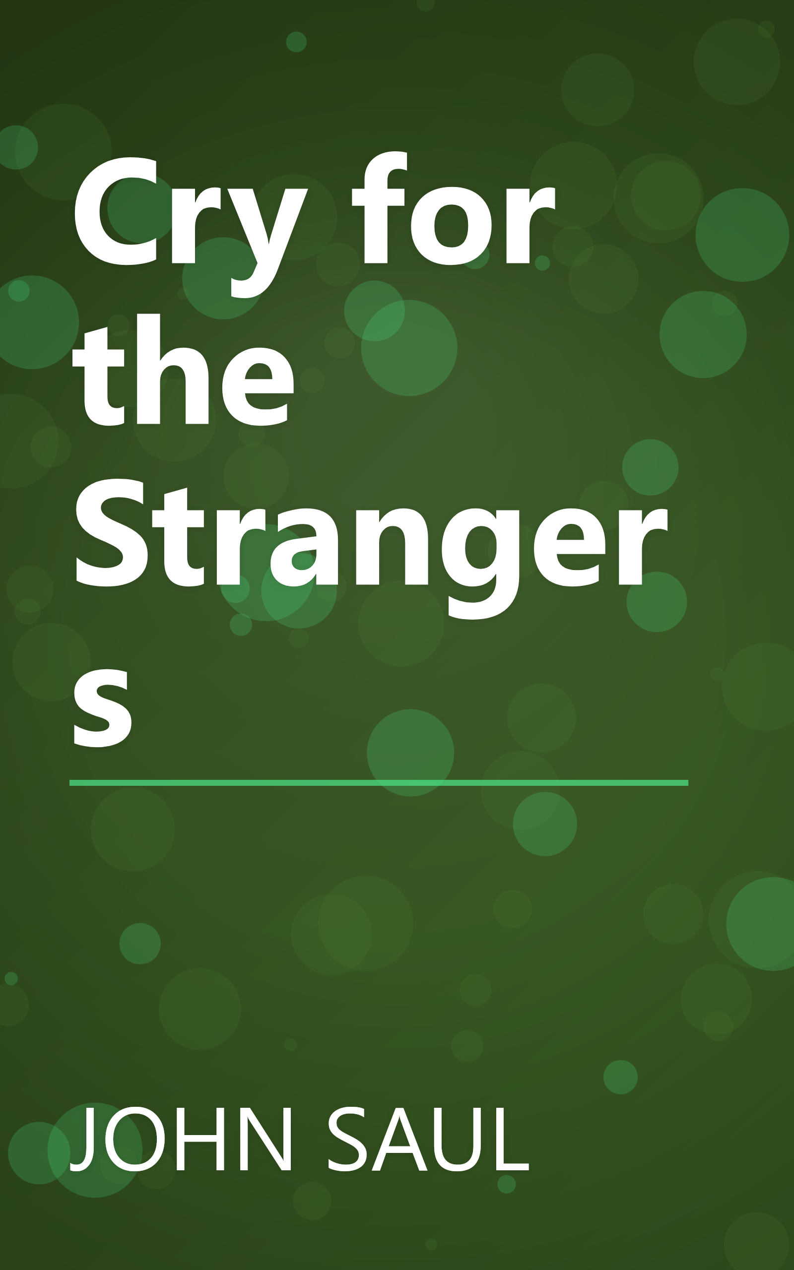Cry for the Strangers book cover