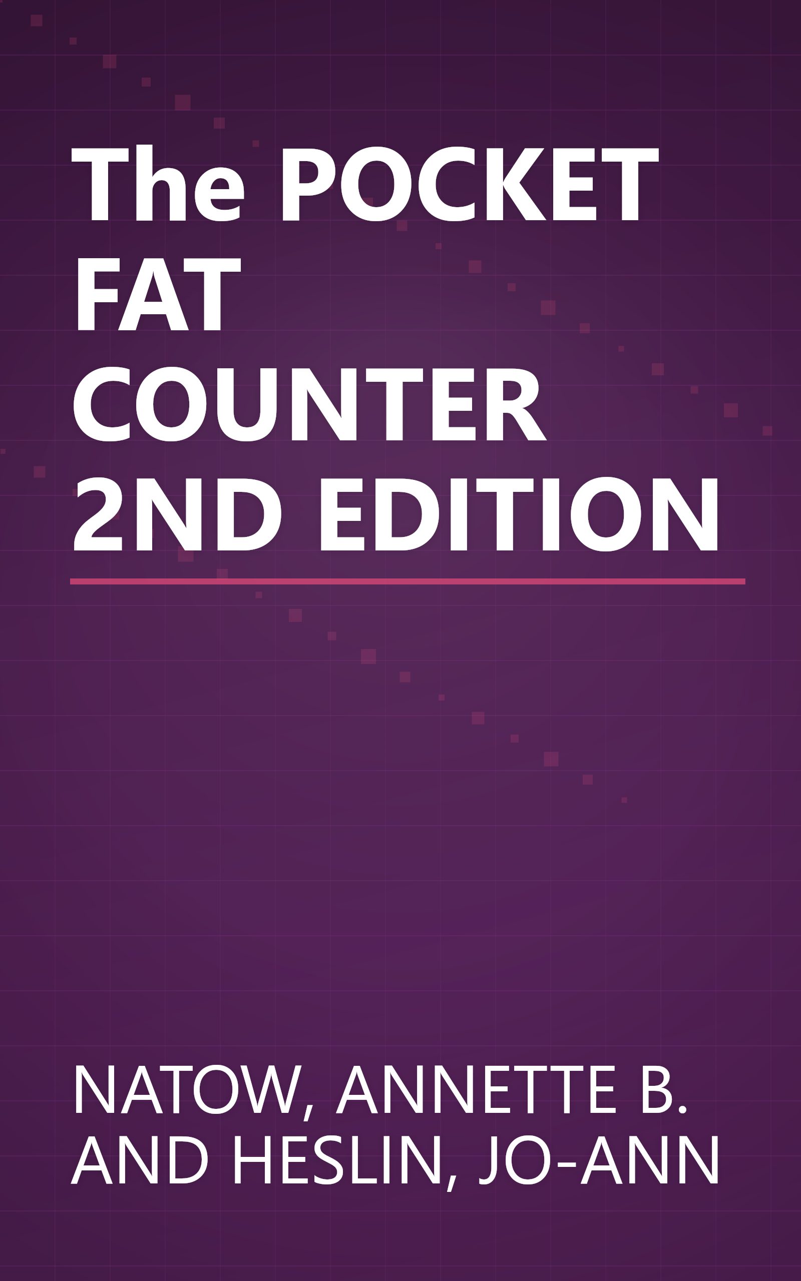 The POCKET FAT COUNTER 2ND EDITION book cover