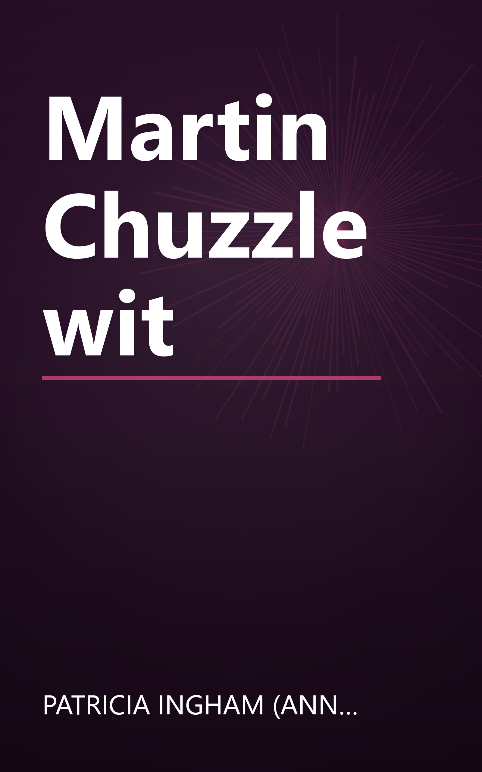 Martin Chuzzlewit book cover