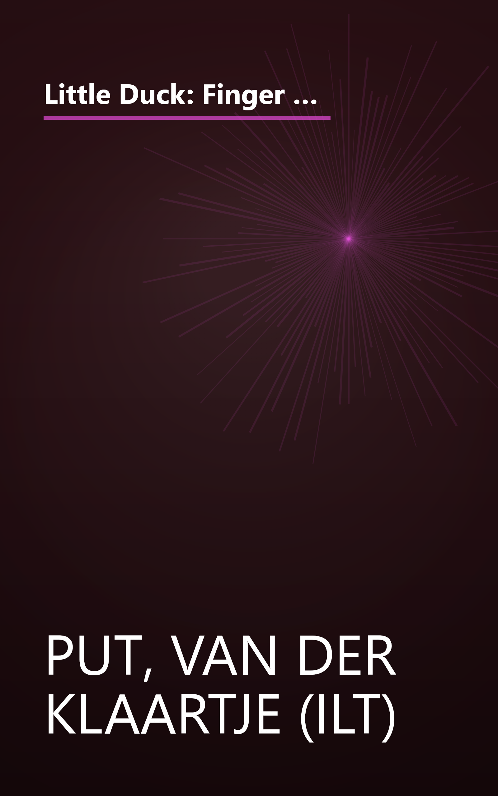 Little Duck: Finger Puppet Book: (Finger Puppet Book for Toddlers and Babies, Baby Books for First Year, Animal Finger Puppets) (Little Finger Puppet Board Books, FING) book cover