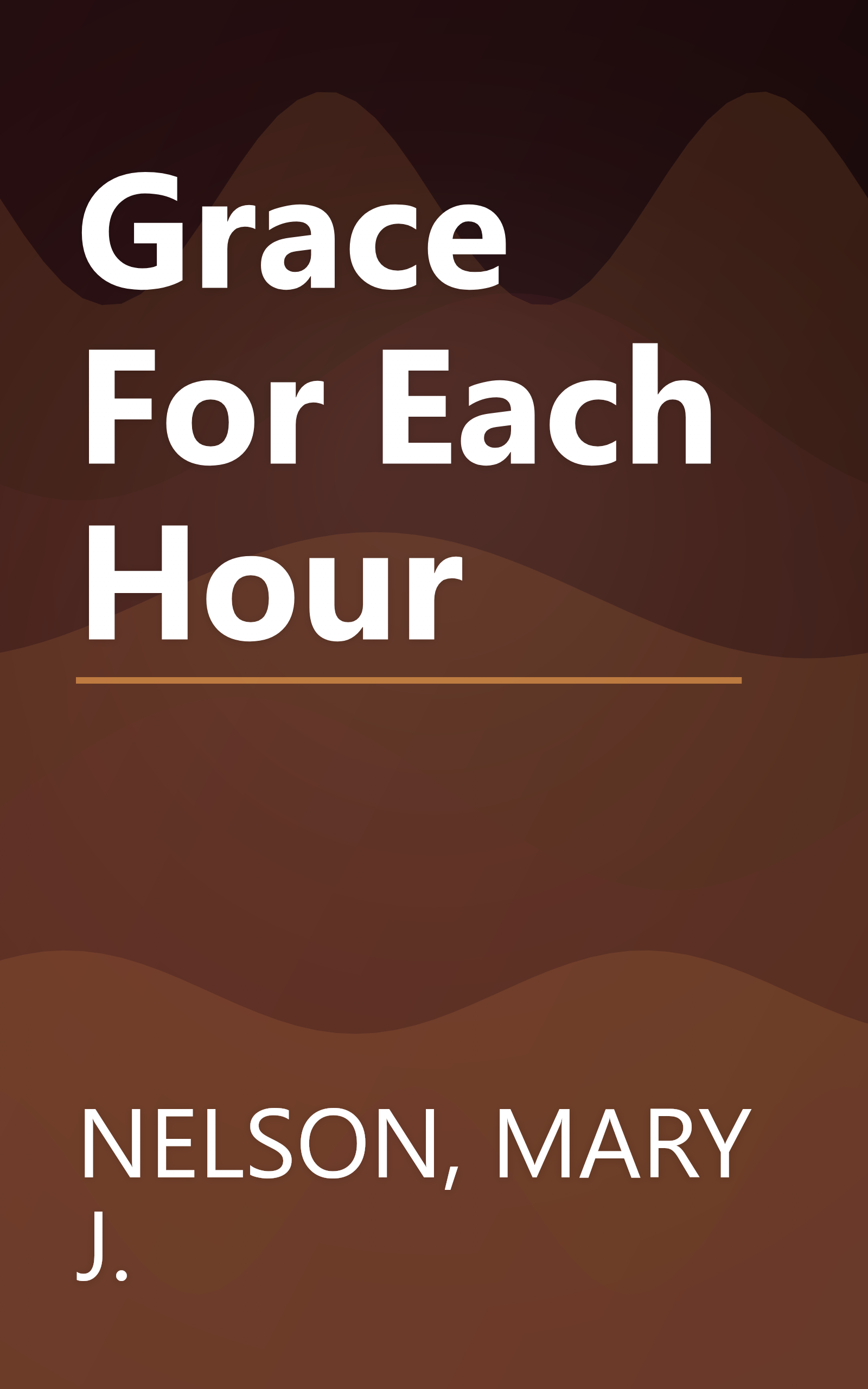 Grace For Each Hour book cover