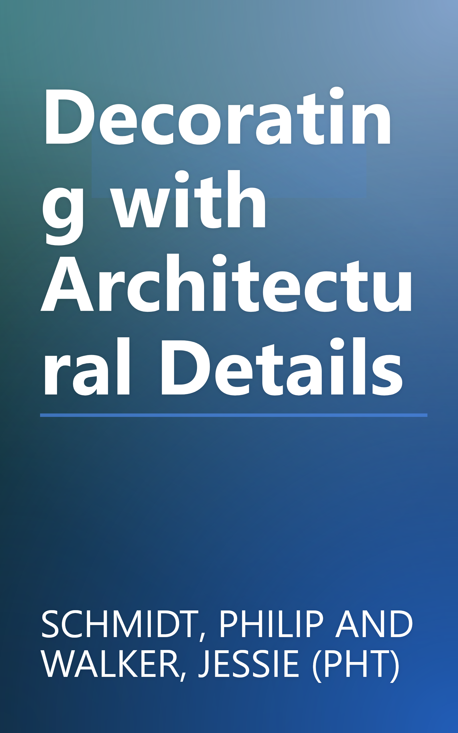 Decorating with Architectural Details book cover