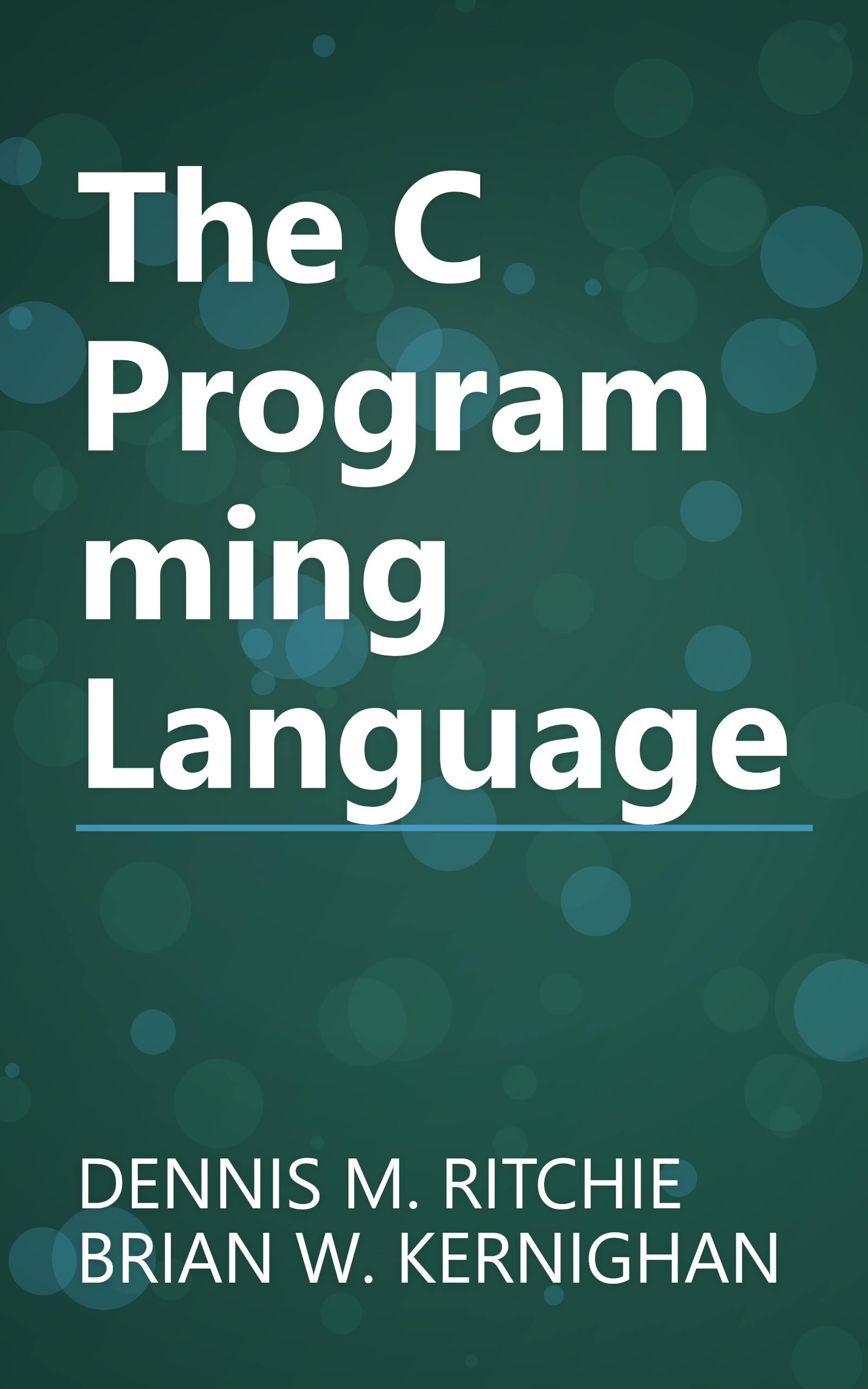 The C Programming Language book cover