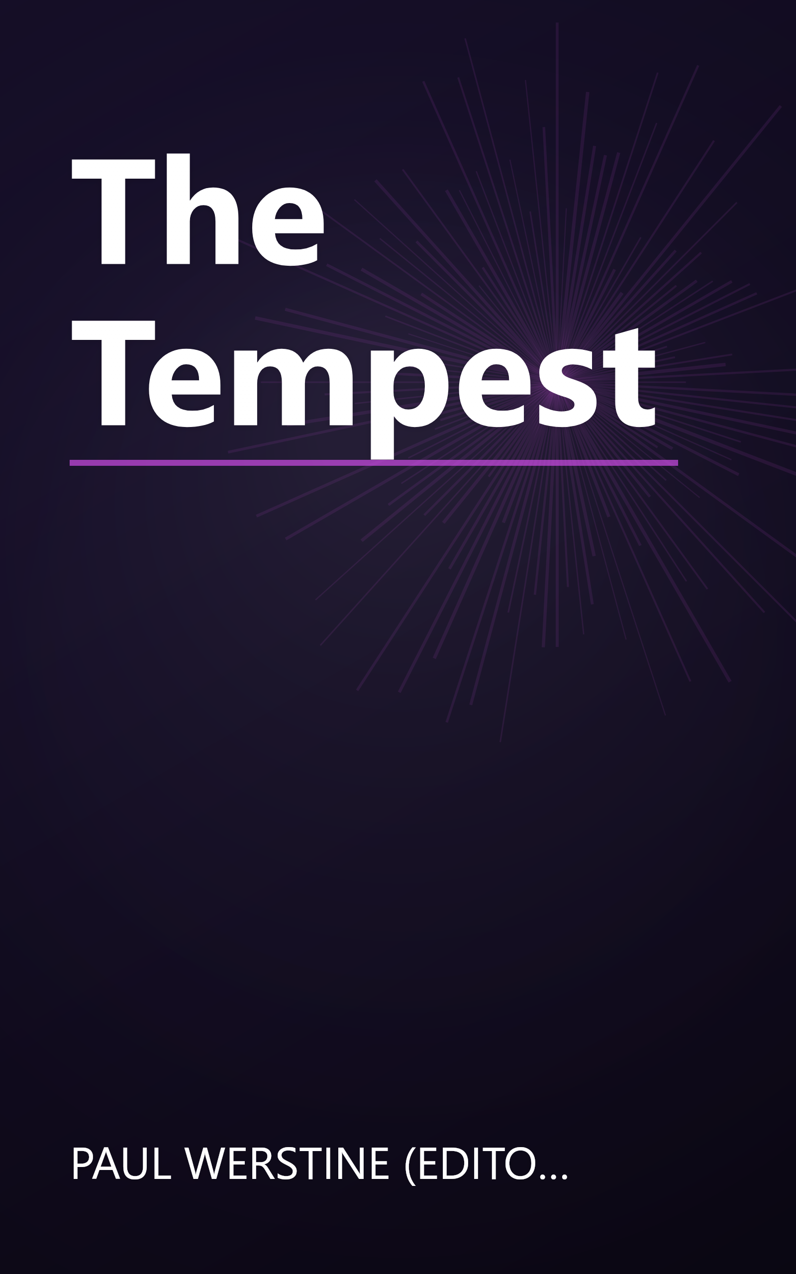 The Tempest book cover