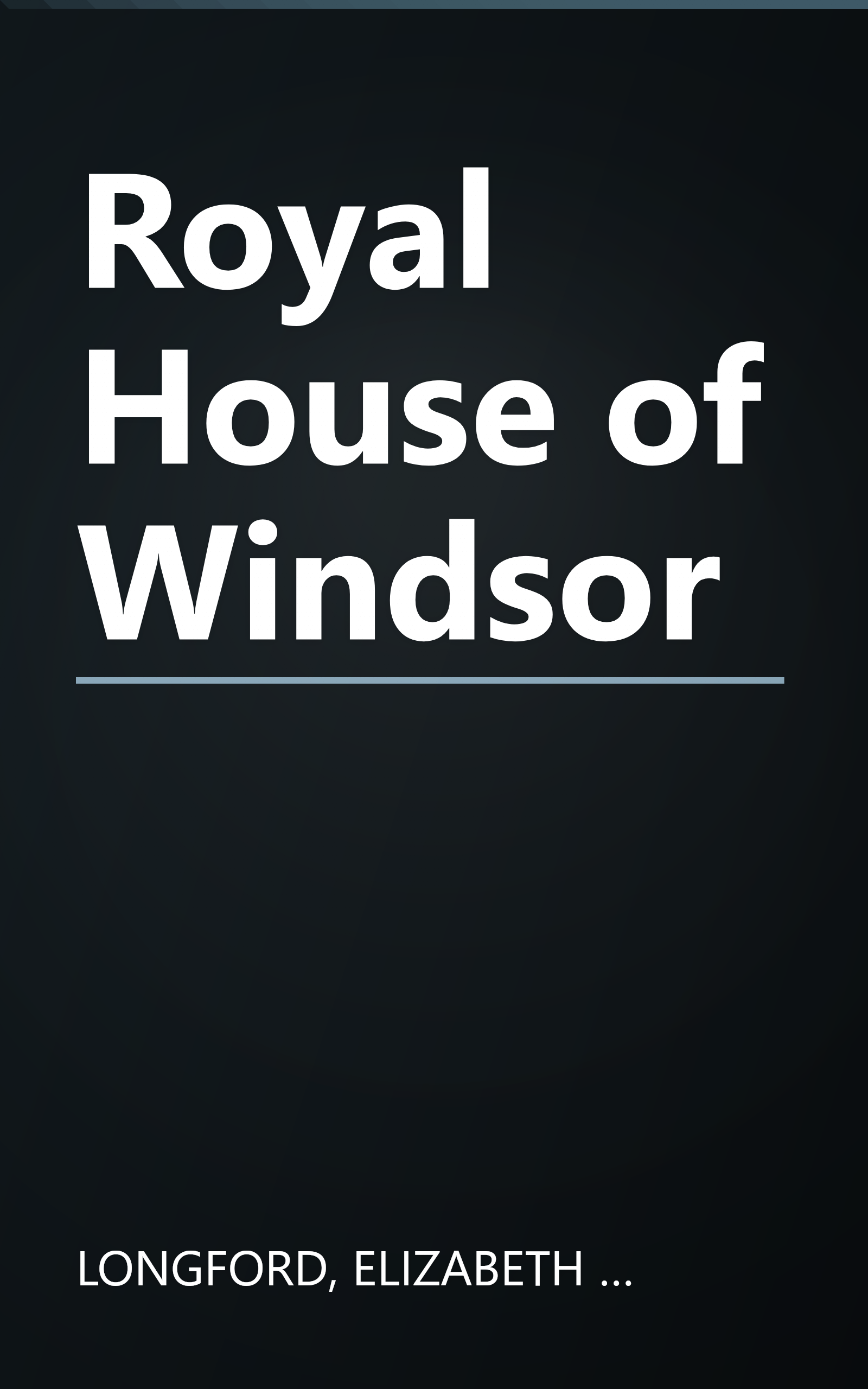 Royal House of Windsor book cover