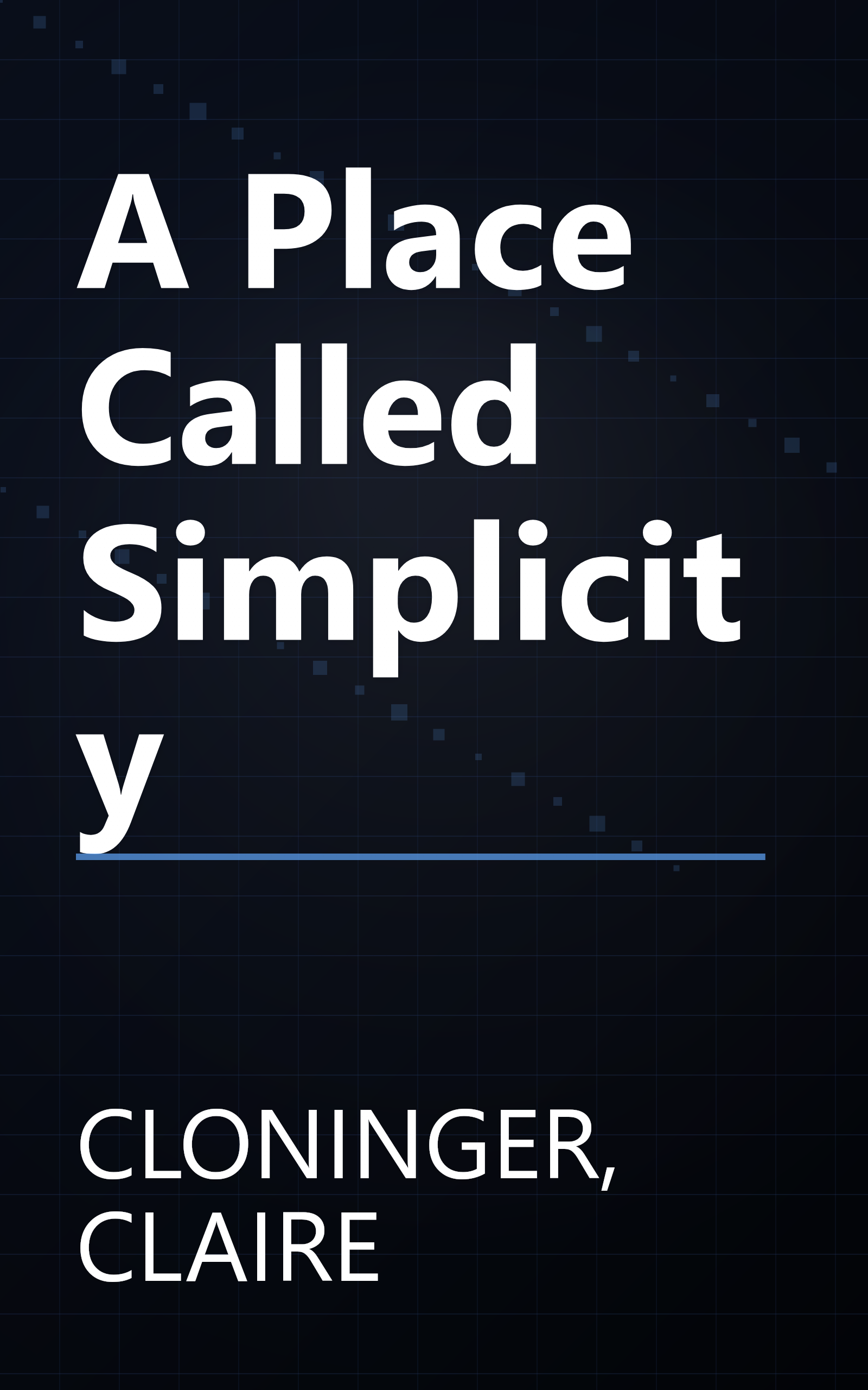 A Place Called Simplicity book cover