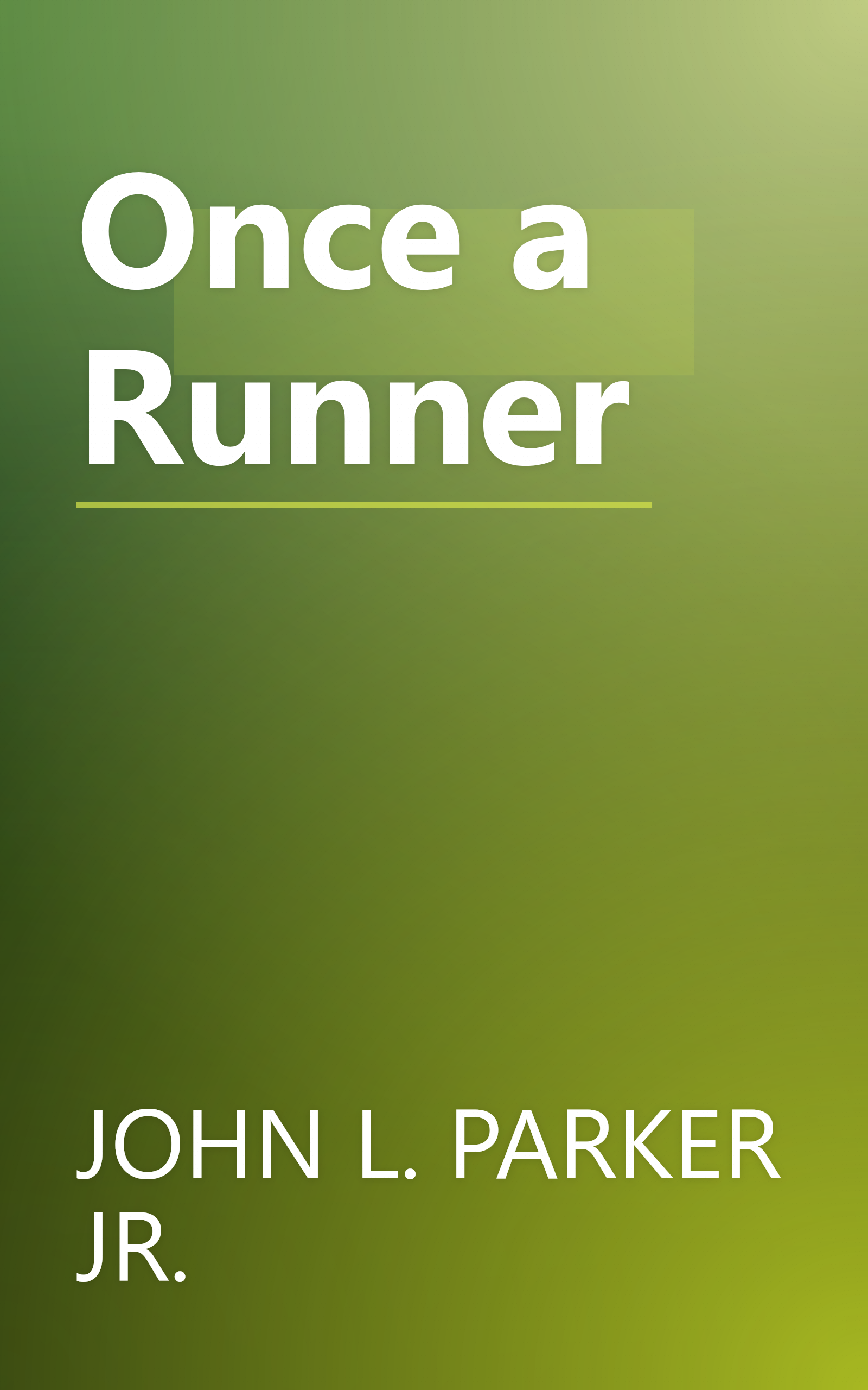 Once a Runner book cover