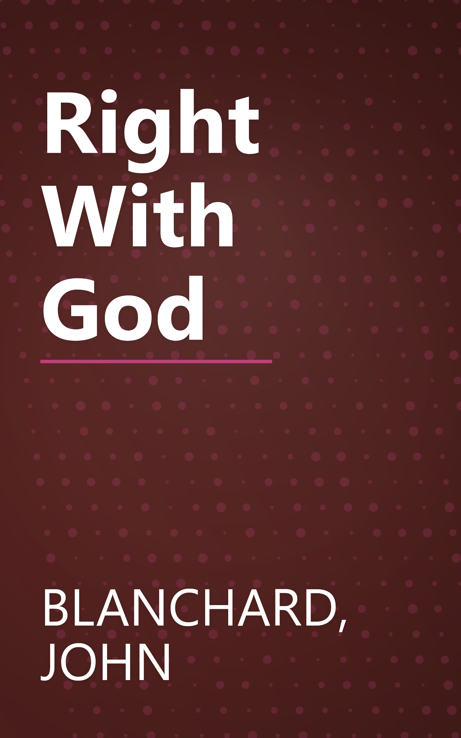Right With God book cover