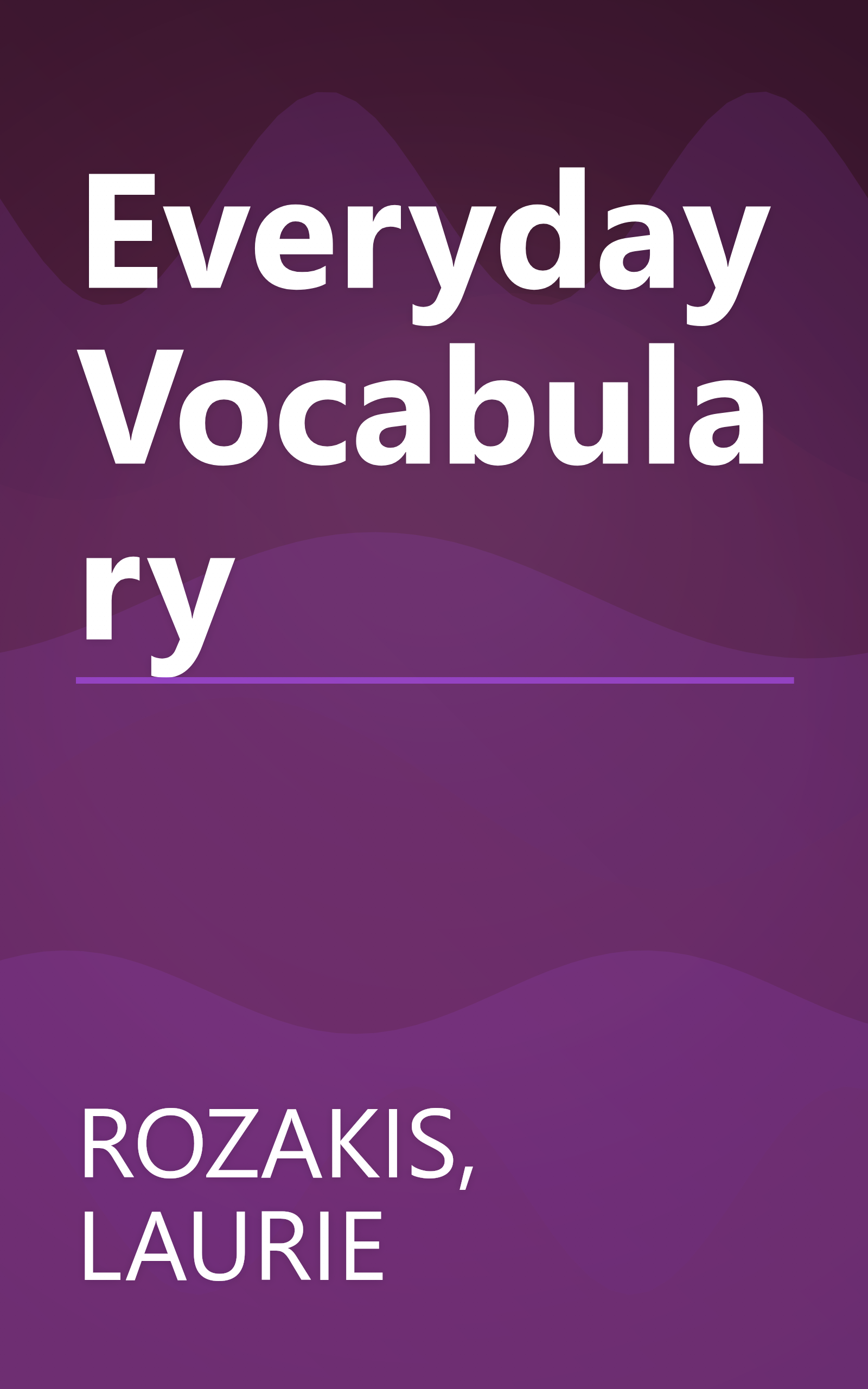 Everyday Vocabulary book cover