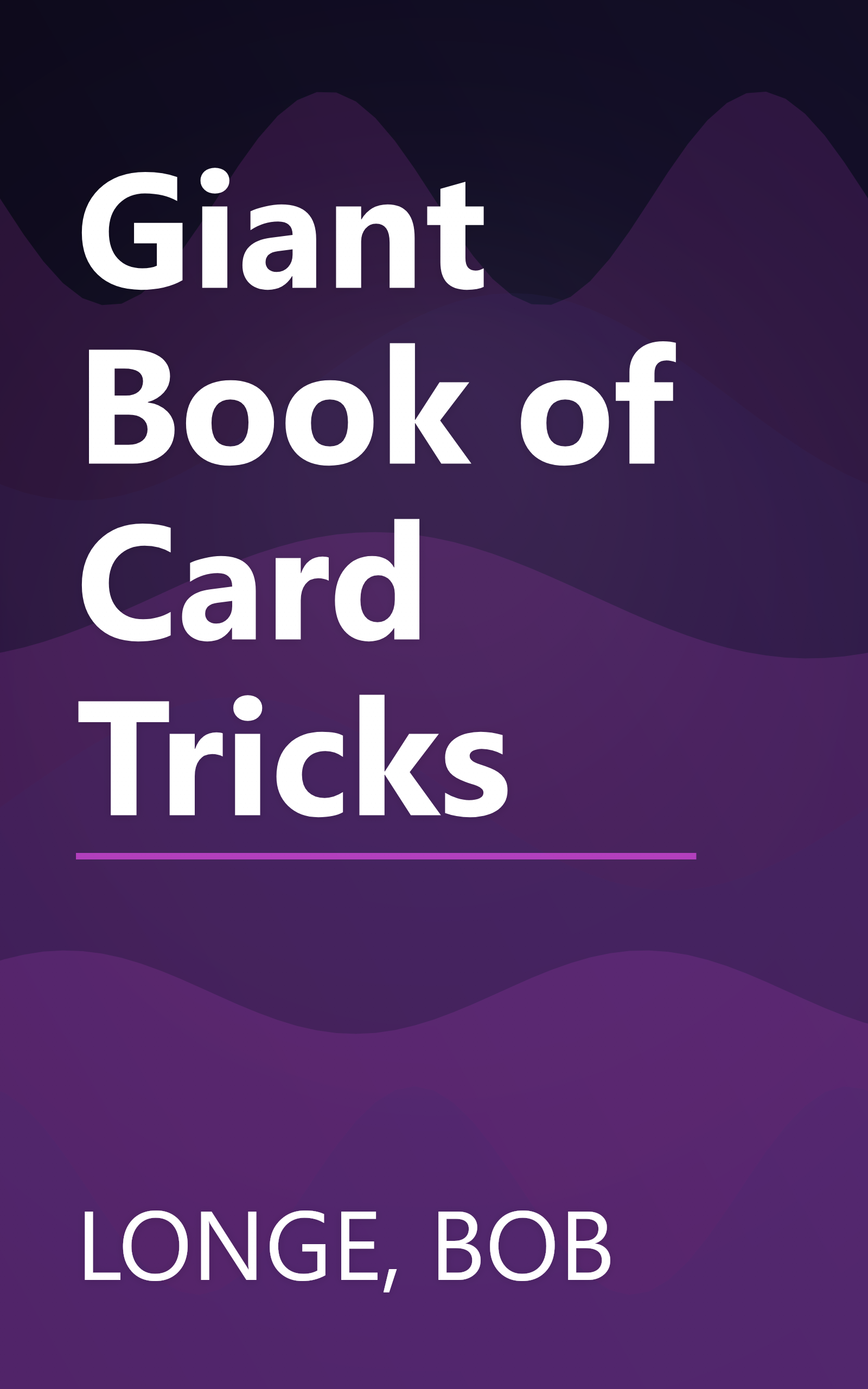 Giant Book of Card Tricks book cover