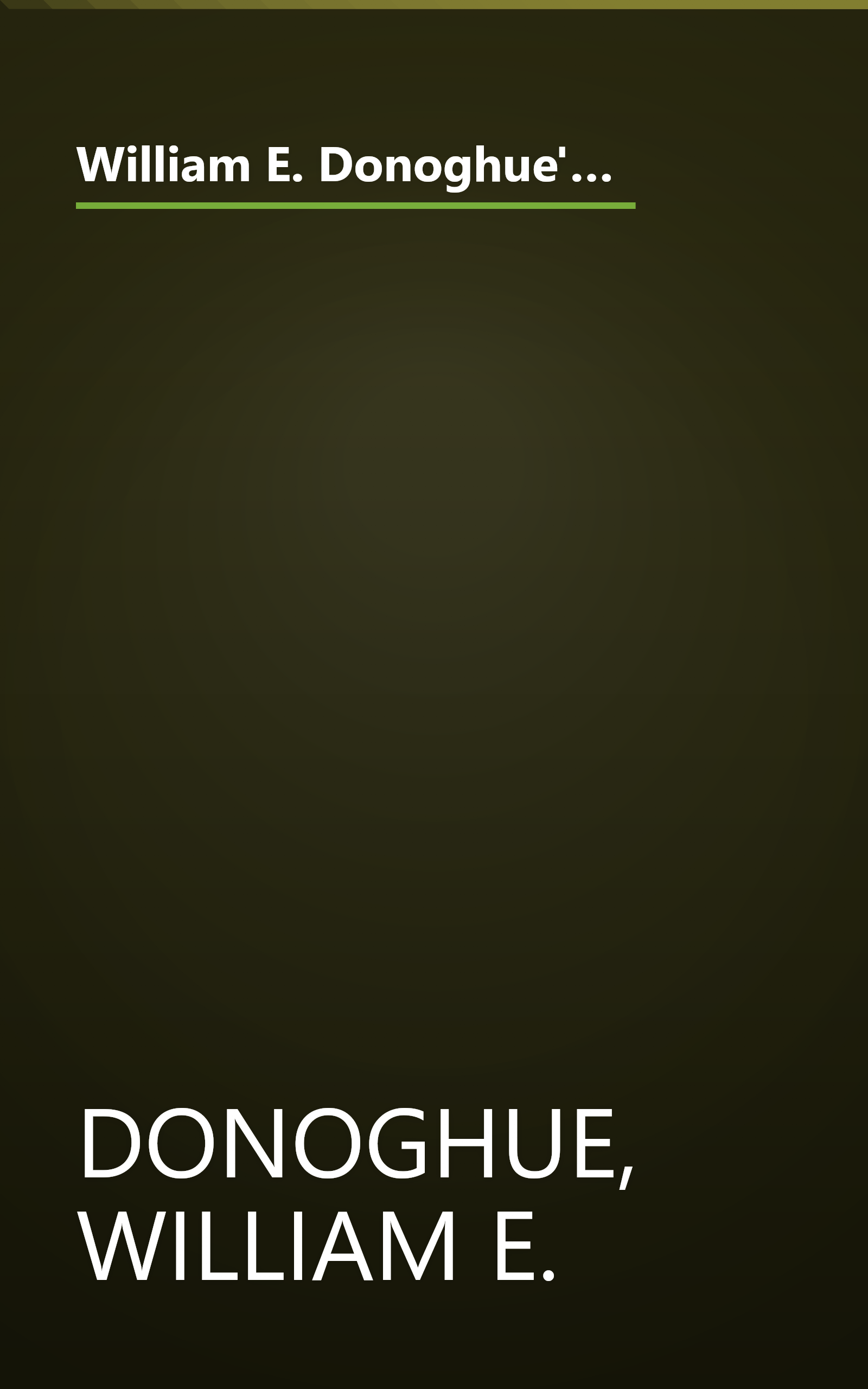 William E. Donoghue's No-Load Mutual Fund Guide: How to Take Advantage of the Investment Opportunity of the Eighties book cover