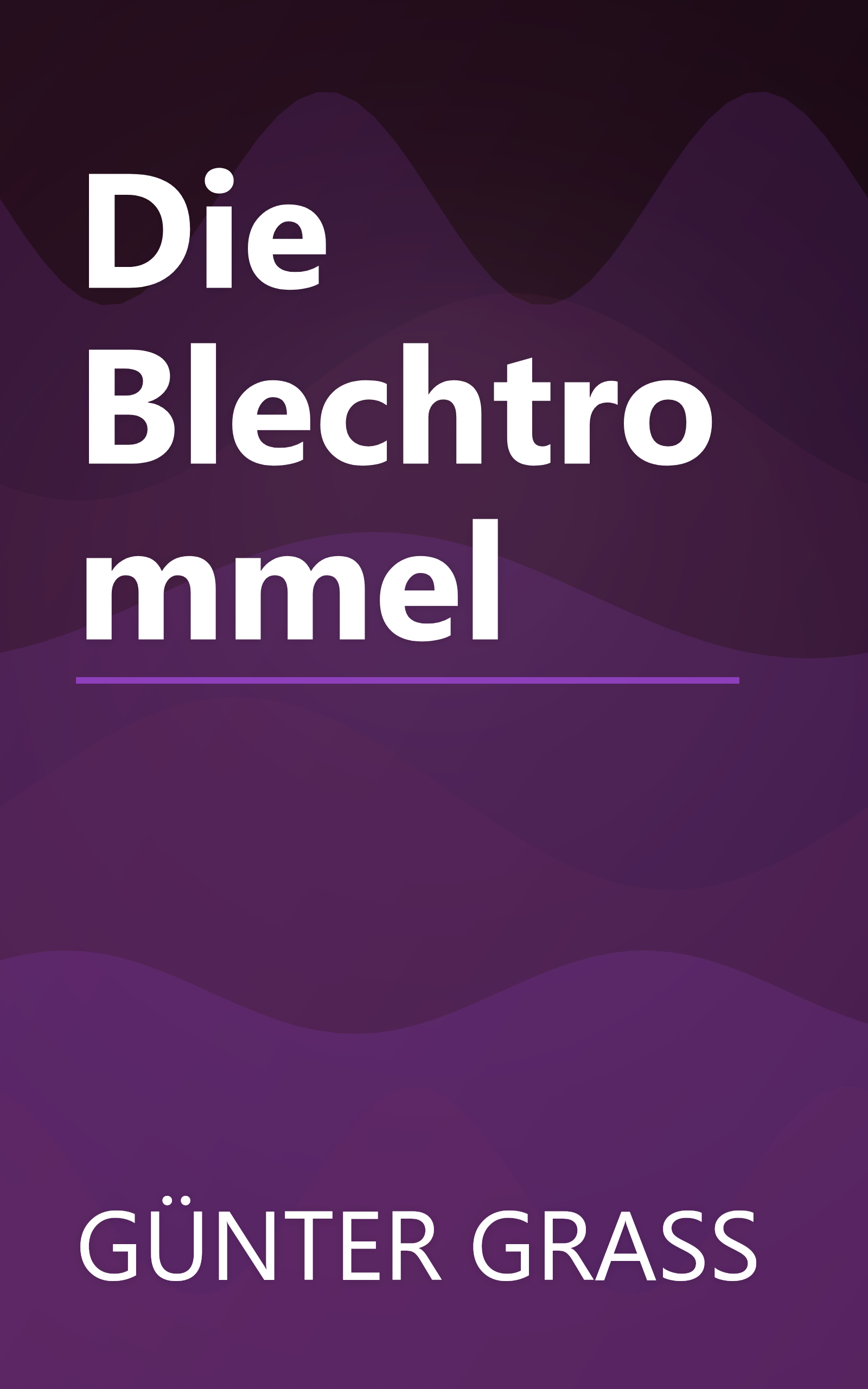 Die Blechtrommel book cover
