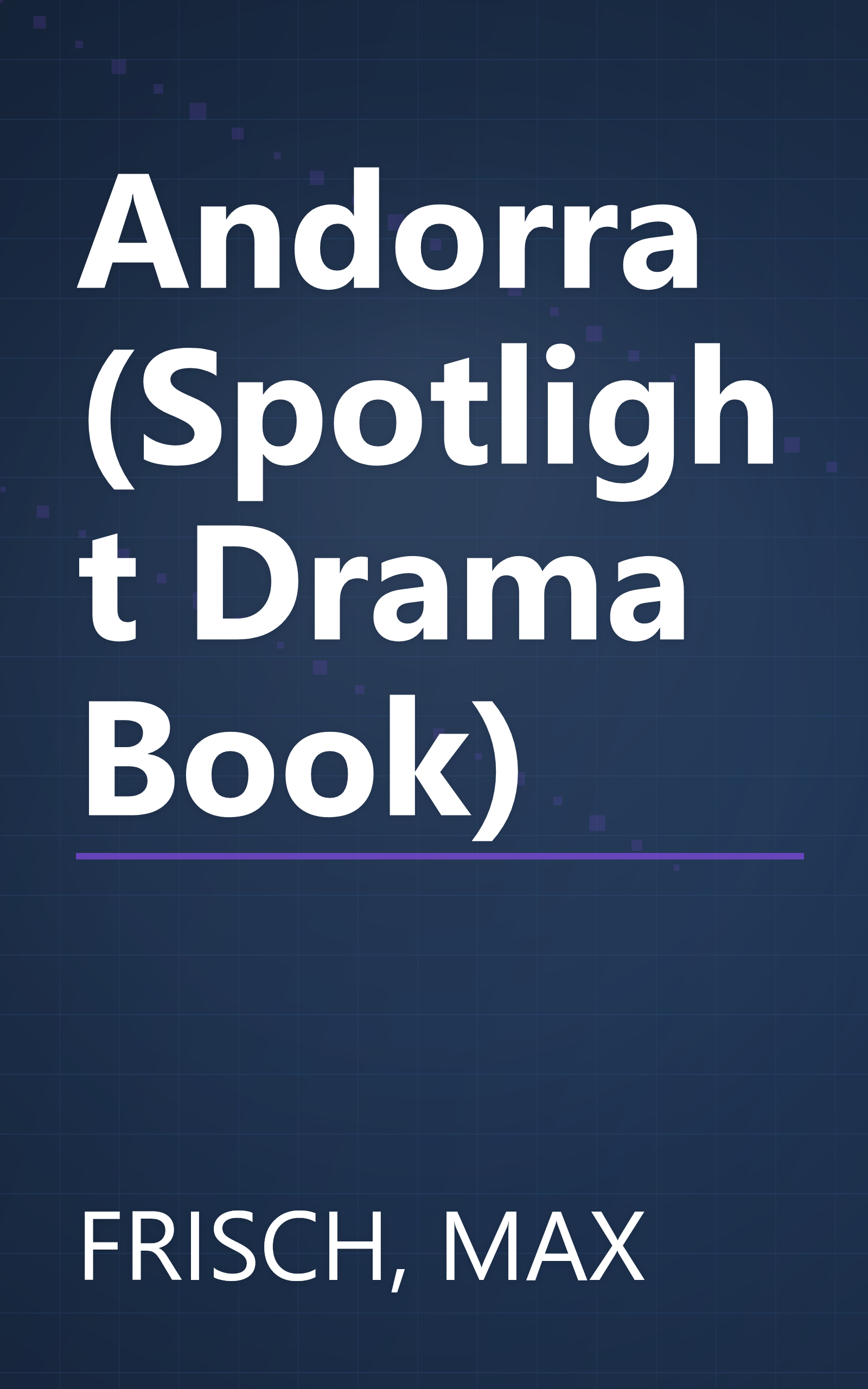 Andorra (Spotlight Drama Book) book cover
