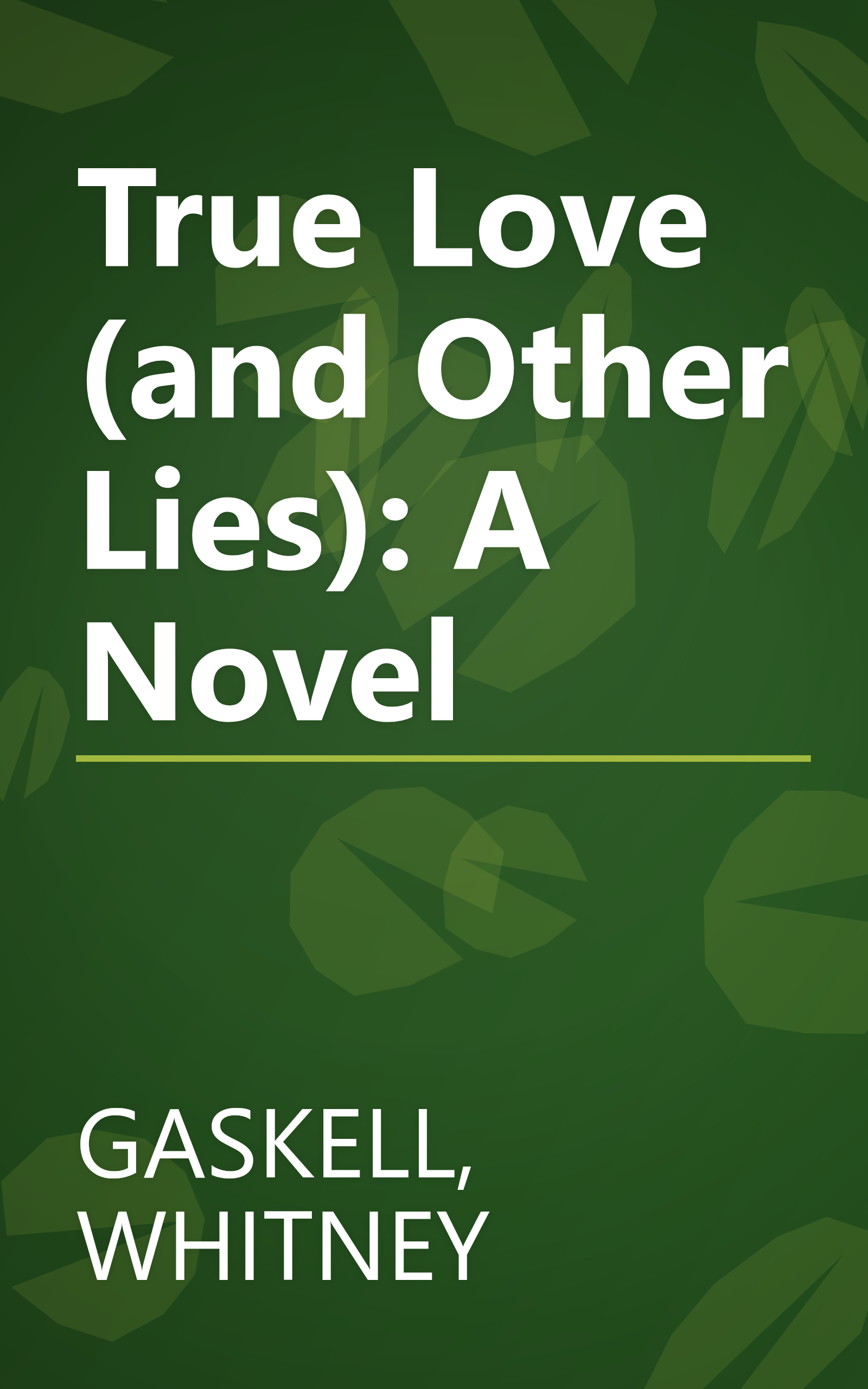 True Love (and Other Lies): A Novel book cover