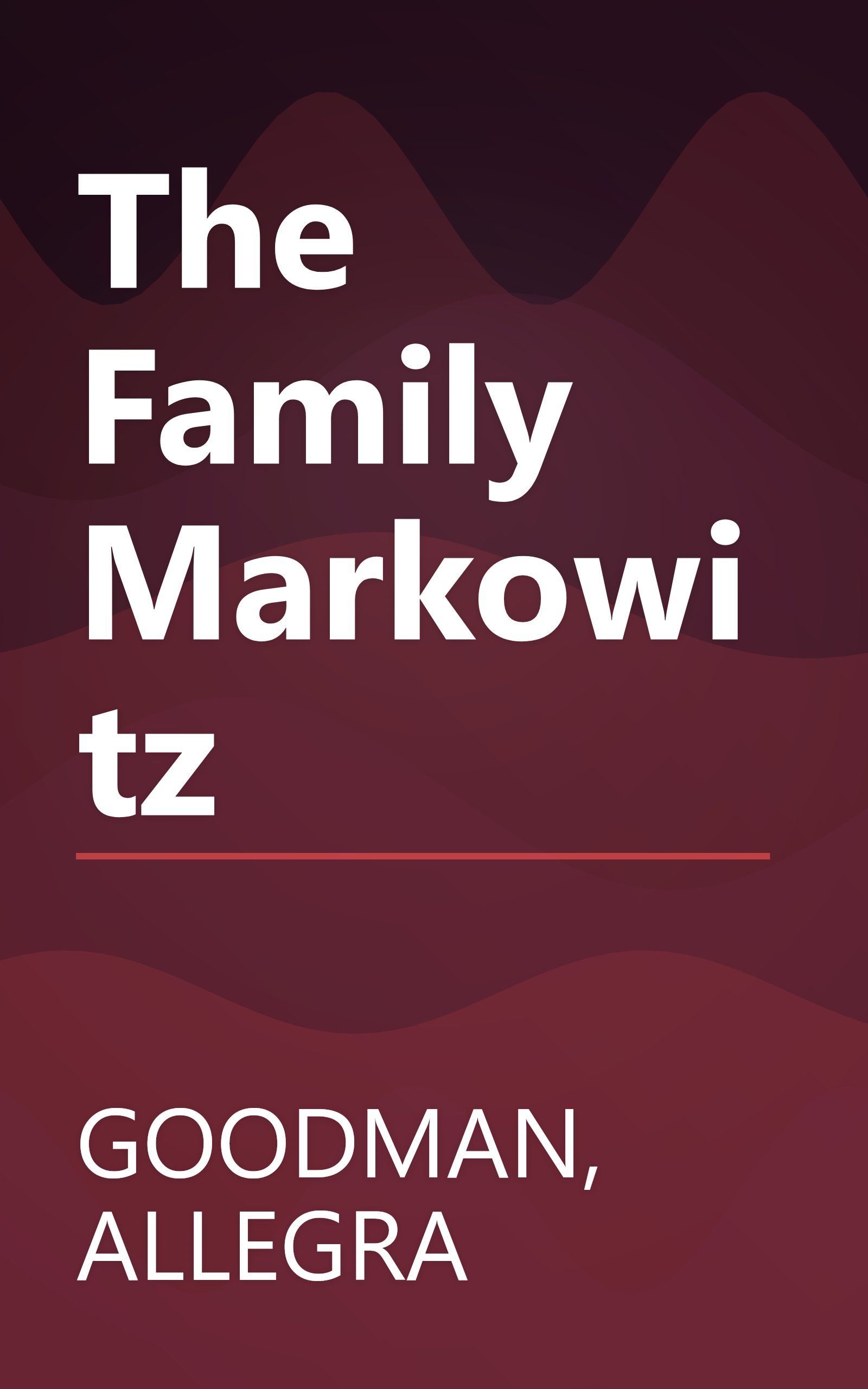 The Family Markowitz book cover
