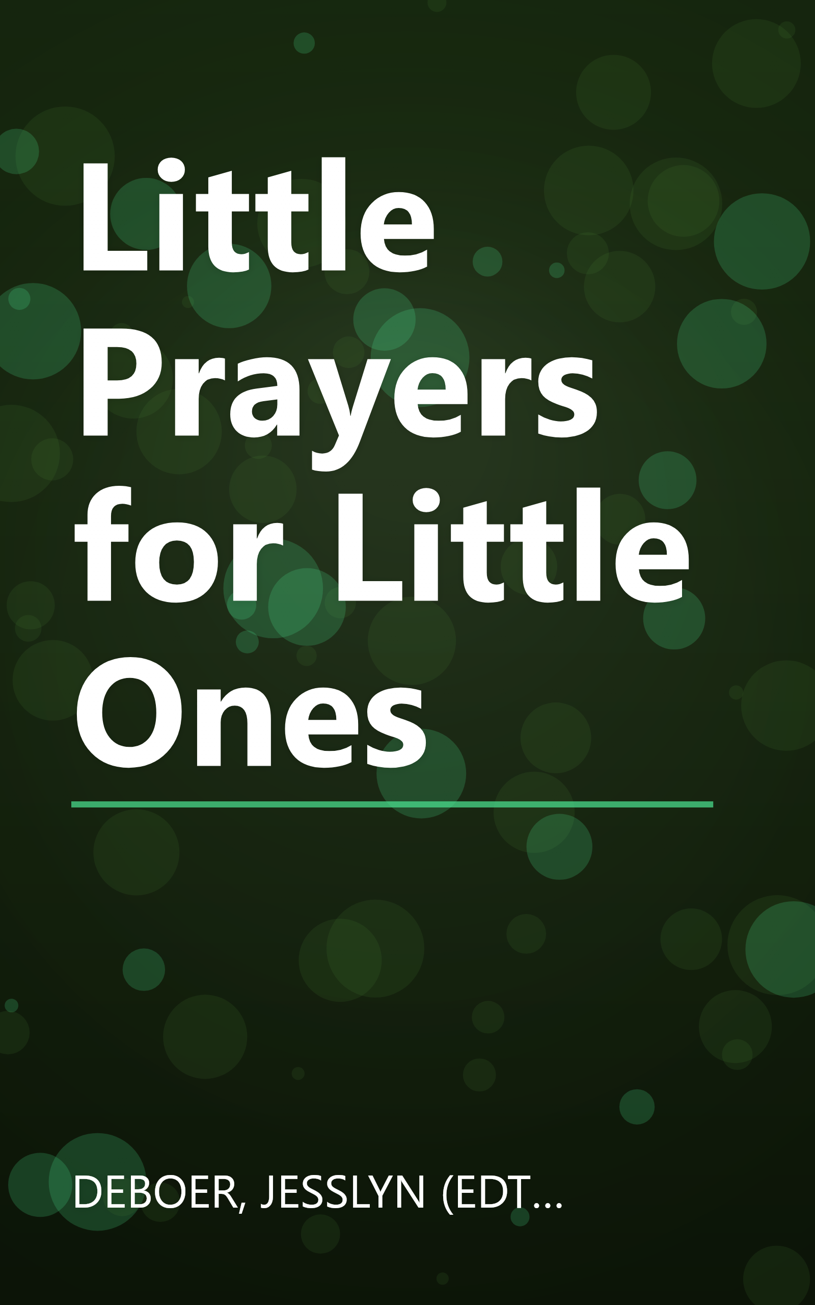 Little Prayers for Little Ones book cover
