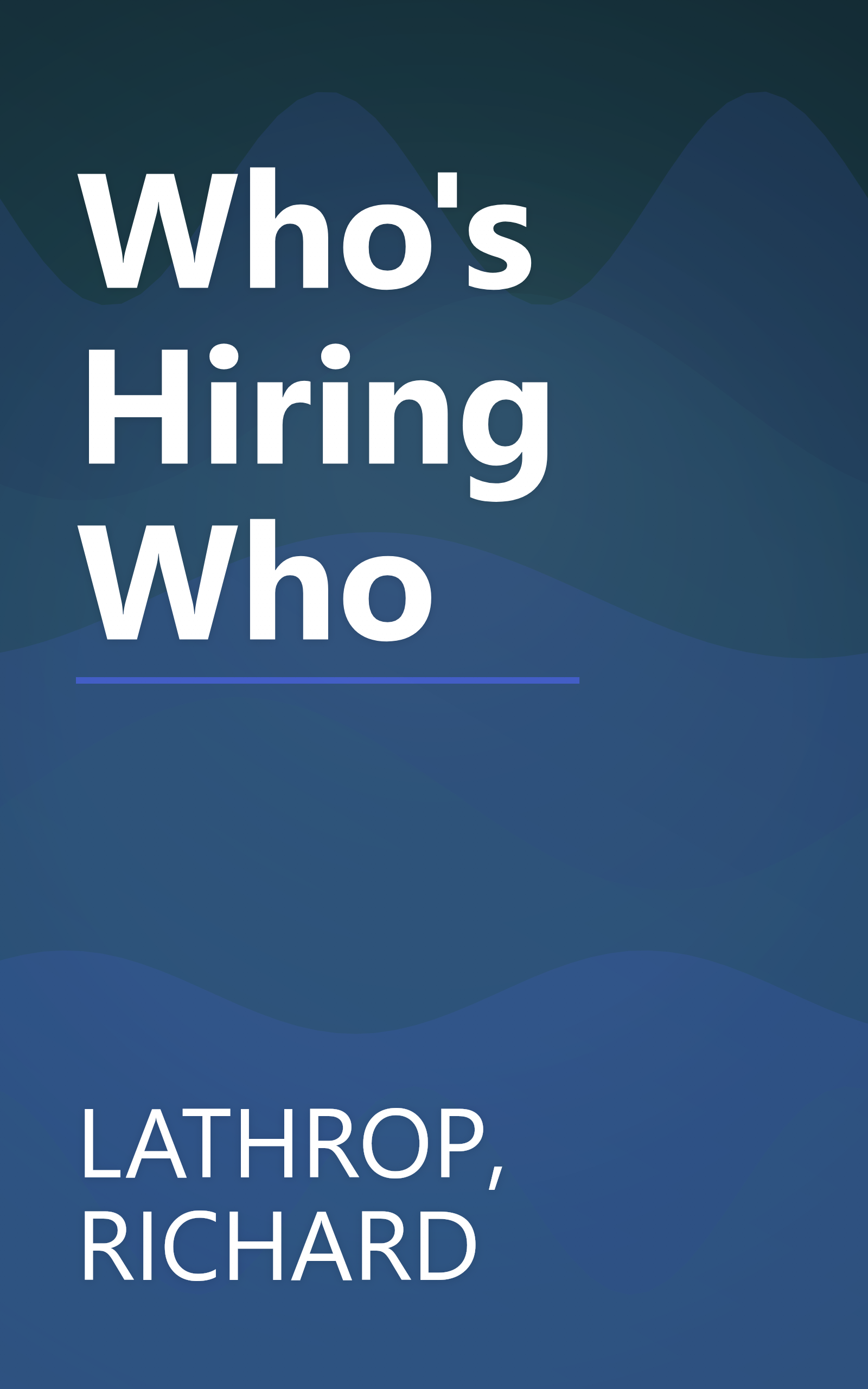 Who's Hiring Who book cover