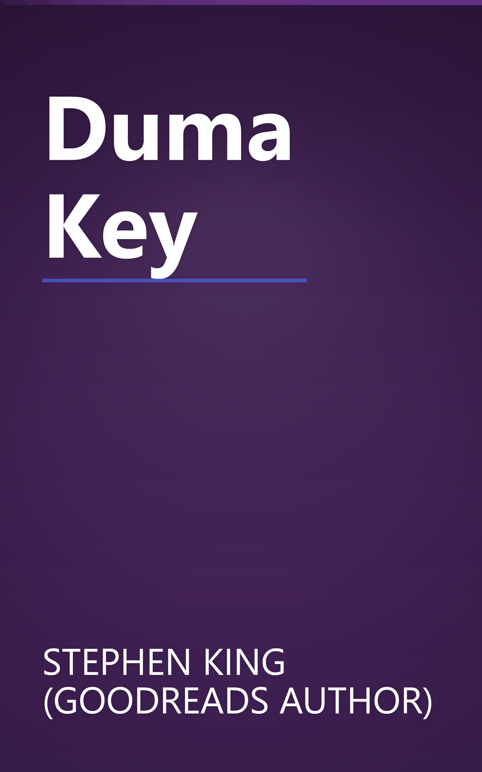 Duma Key book cover