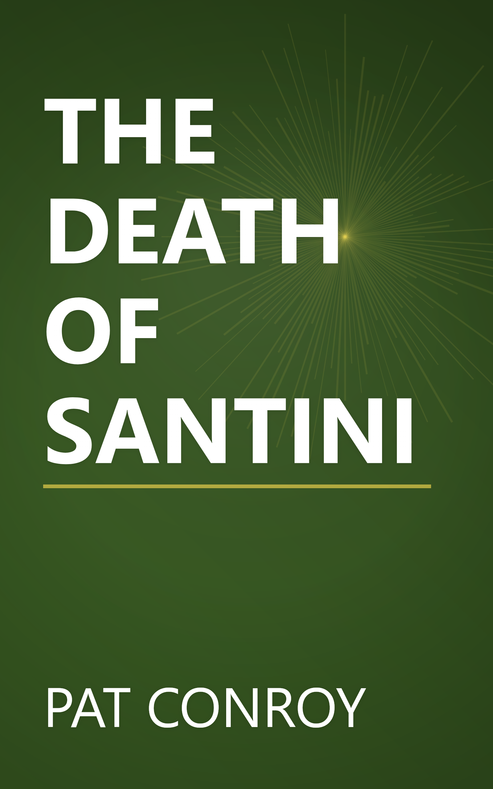 THE DEATH OF SANTINI book cover