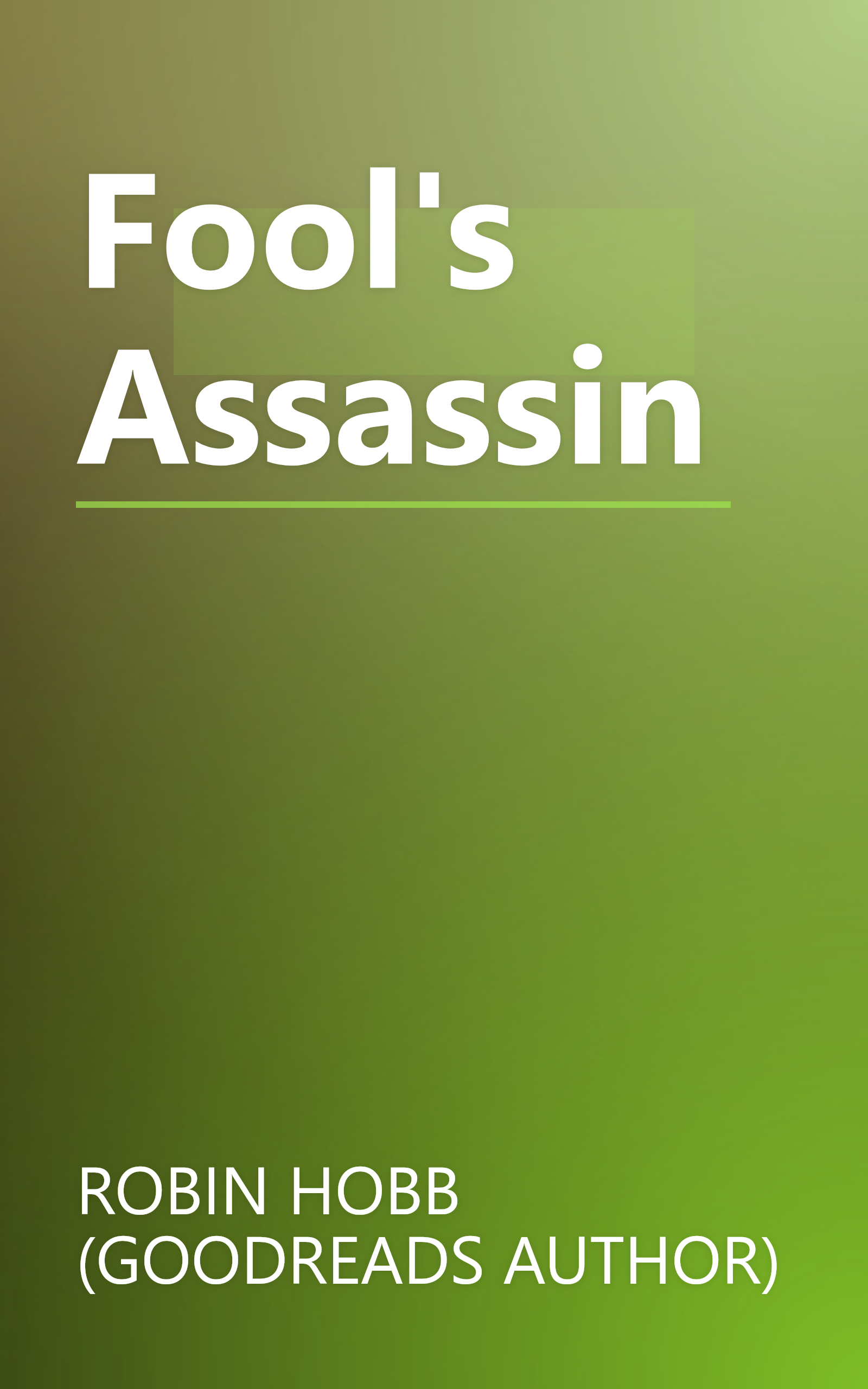 Fool's Assassin book cover