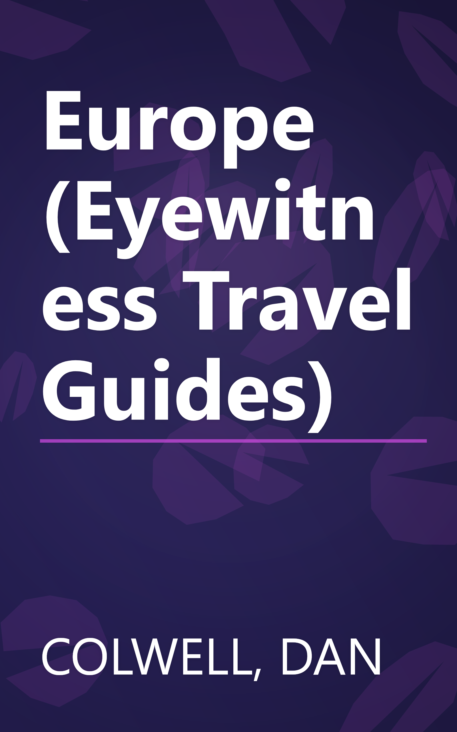 Europe (Eyewitness Travel Guides) book cover