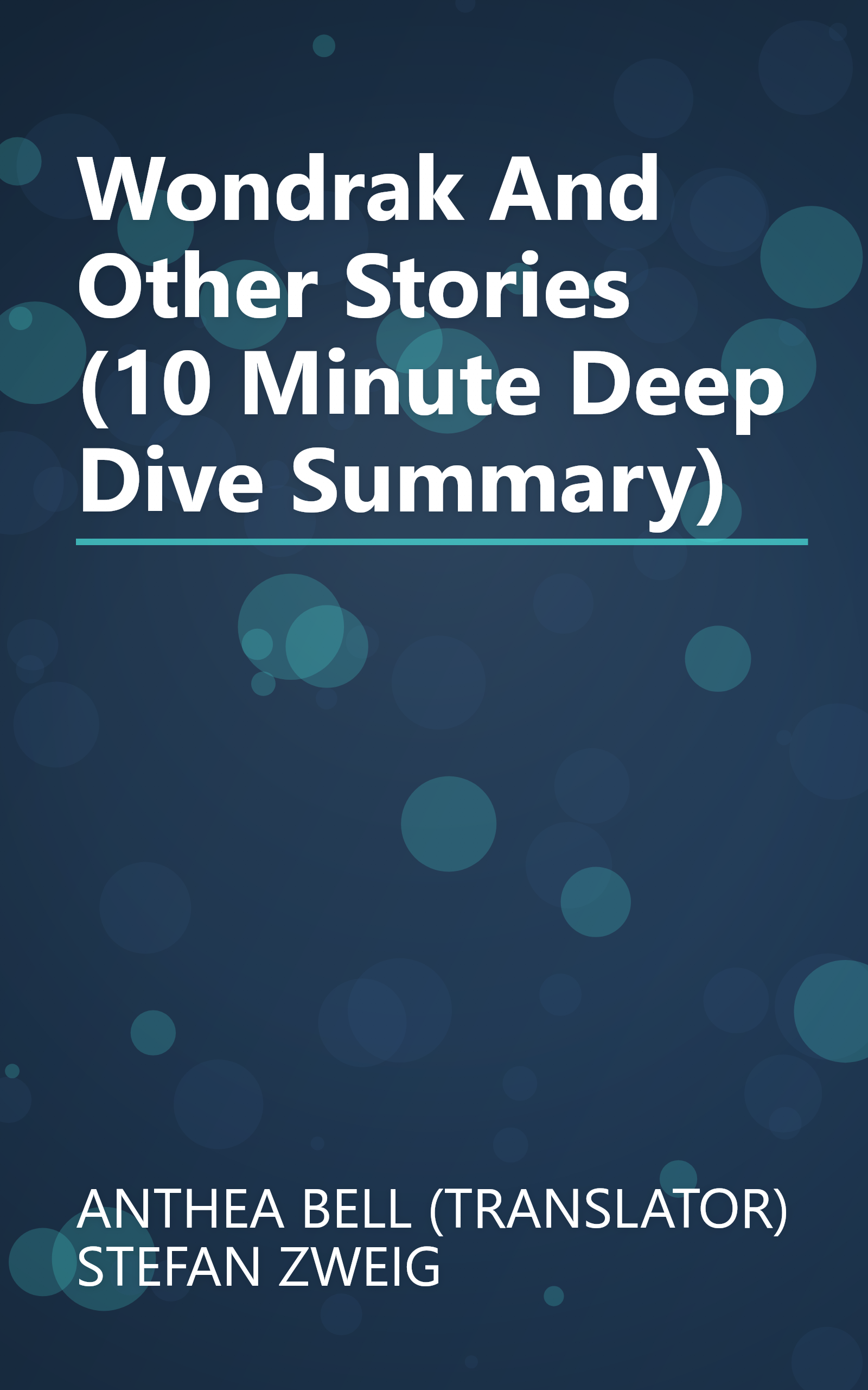 Wondrak And Other Stories (10 Minute   Deep Dive Summary) book cover