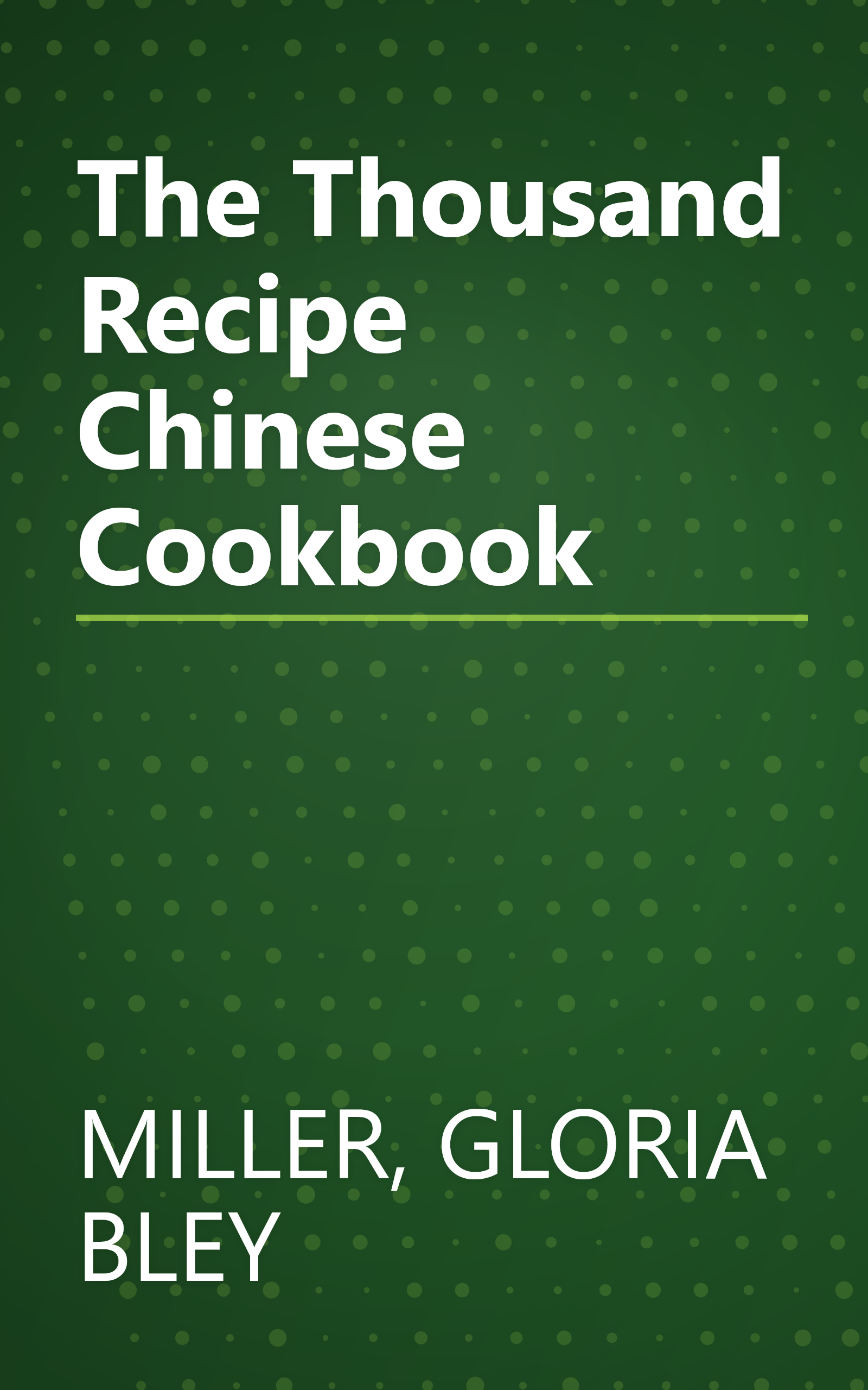 The Thousand Recipe Chinese Cookbook book cover