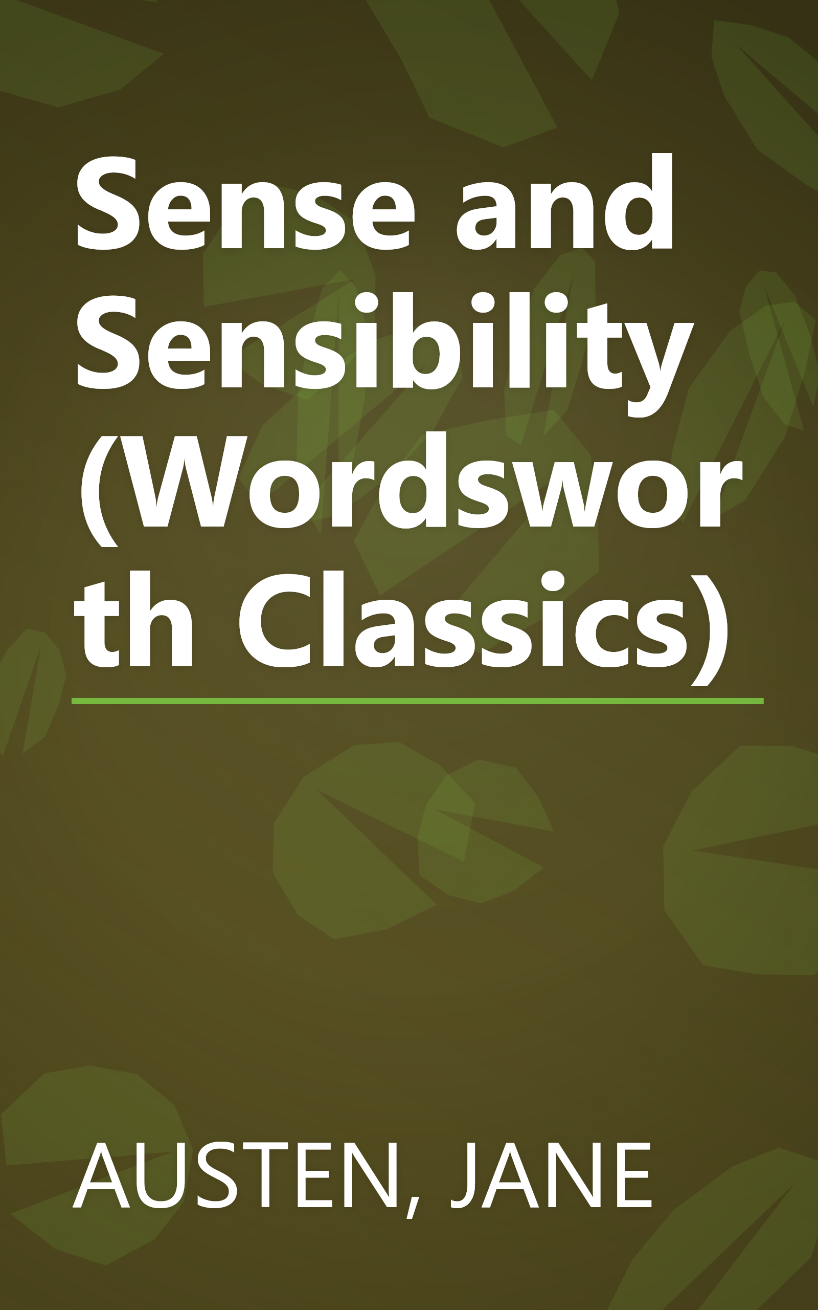Sense and Sensibility (Wordsworth Classics) book cover