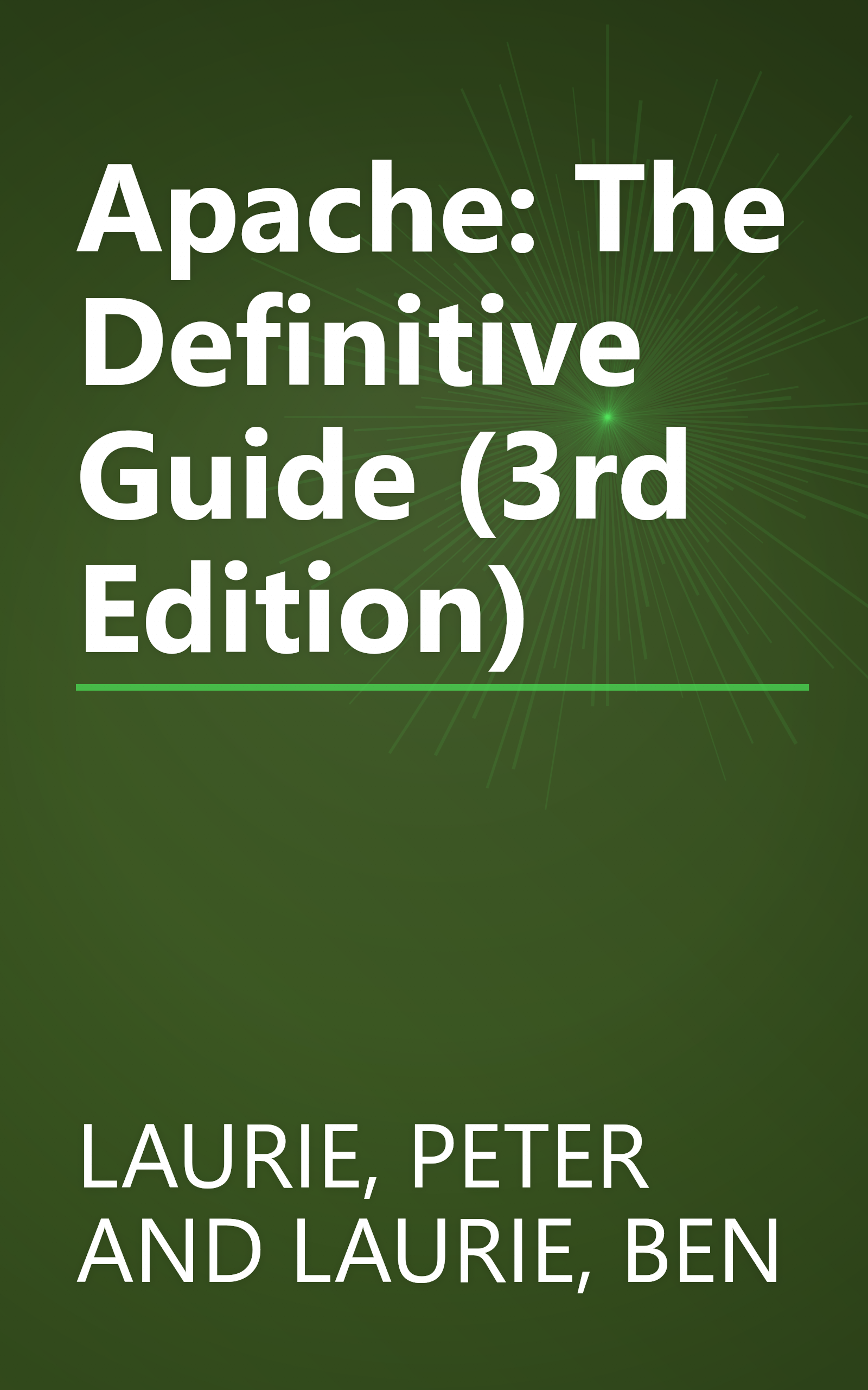 Apache: The Definitive Guide (3rd Edition) book cover