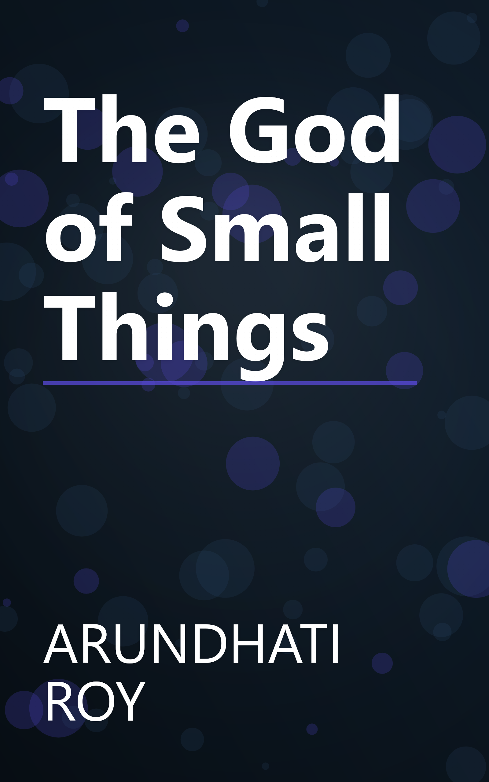 The God of Small Things book cover