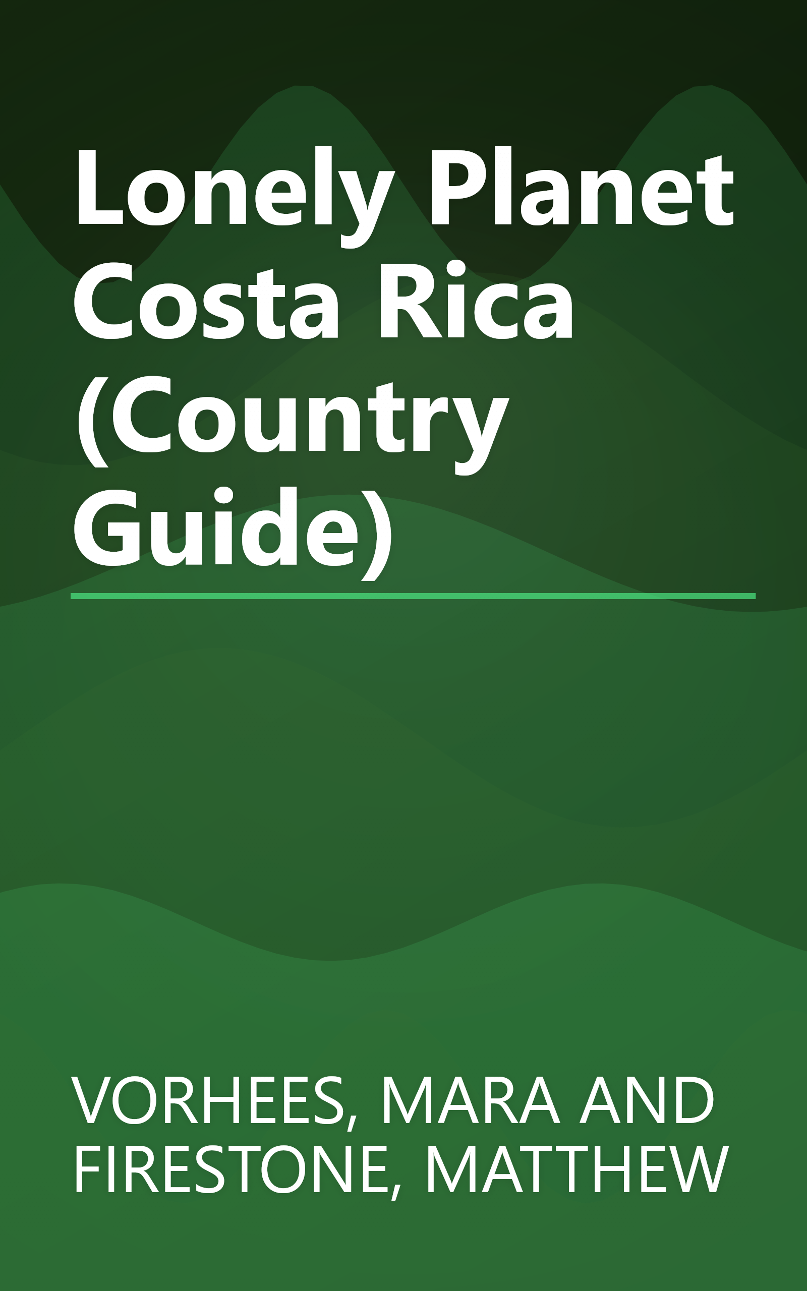 Lonely Planet Costa Rica (Country Guide) book cover