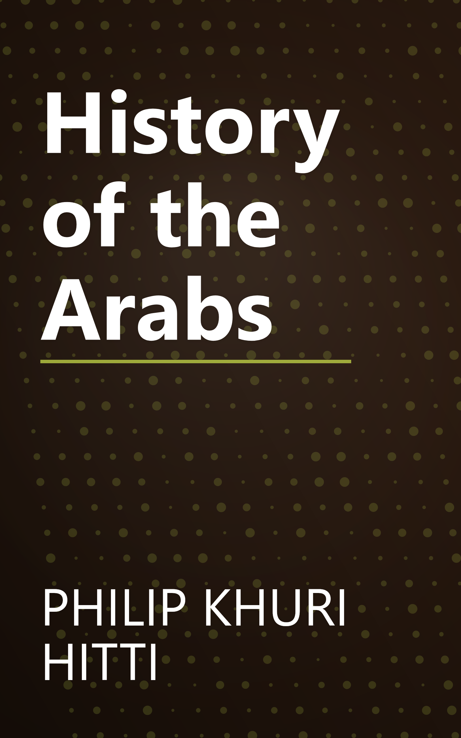History of the Arabs book cover