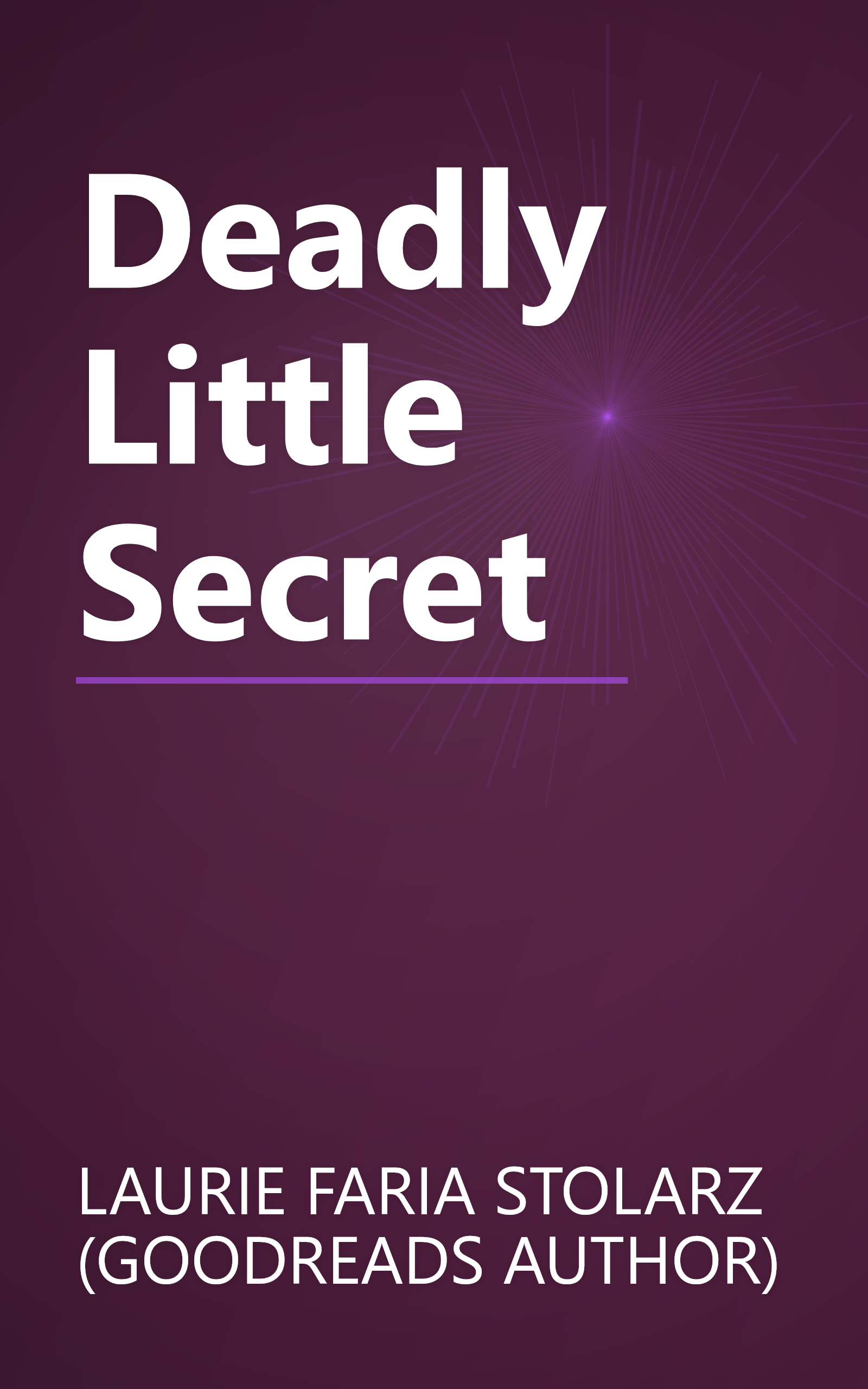 Deadly Little Secret book cover