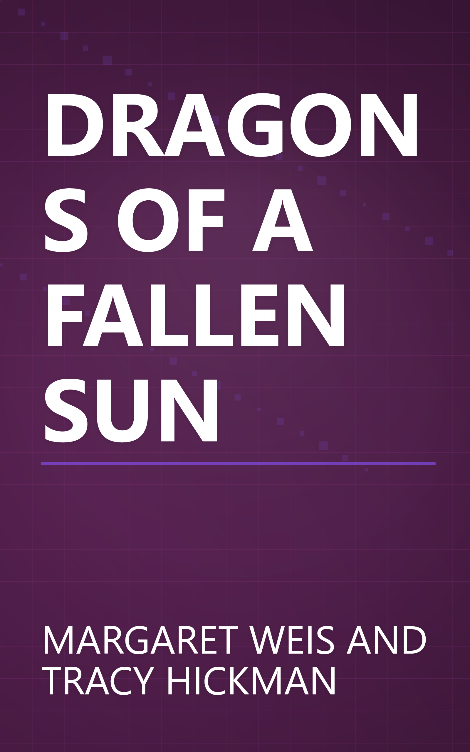 DRAGONS OF A FALLEN SUN book cover