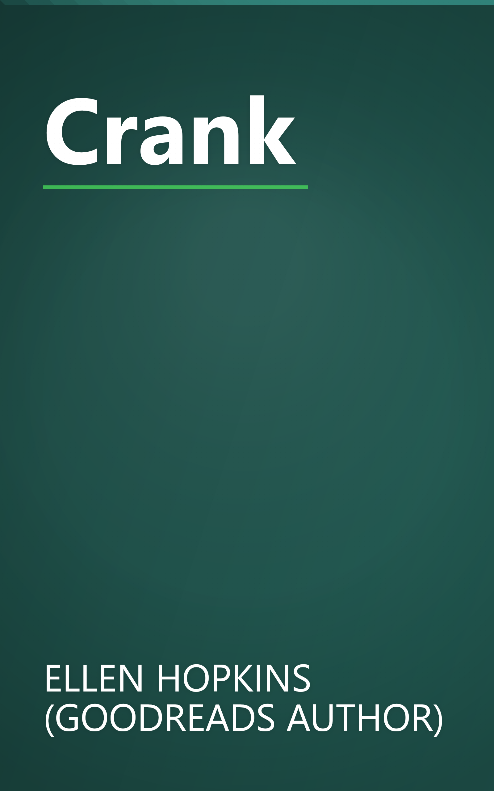 Crank book cover