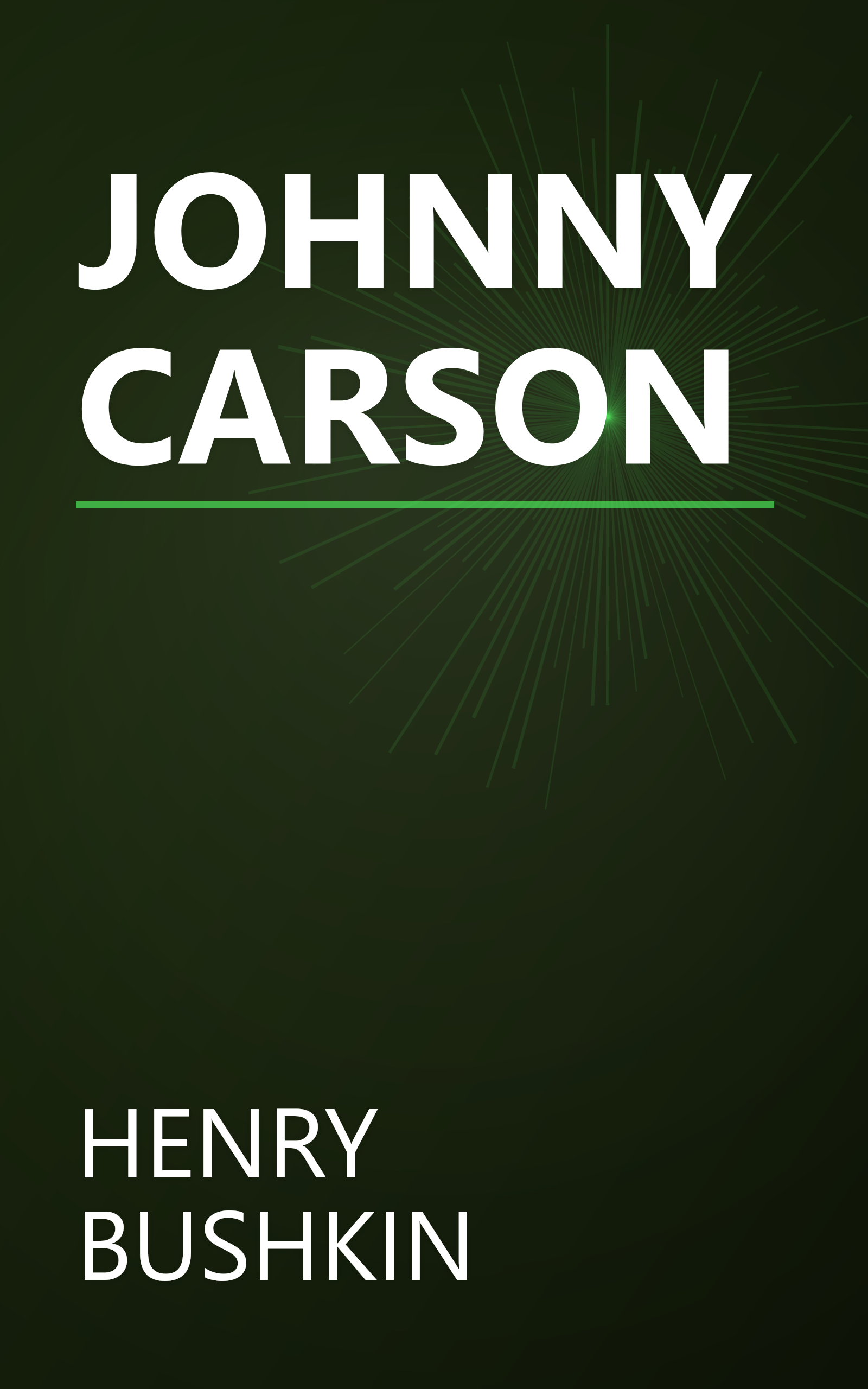 JOHNNY CARSON book cover