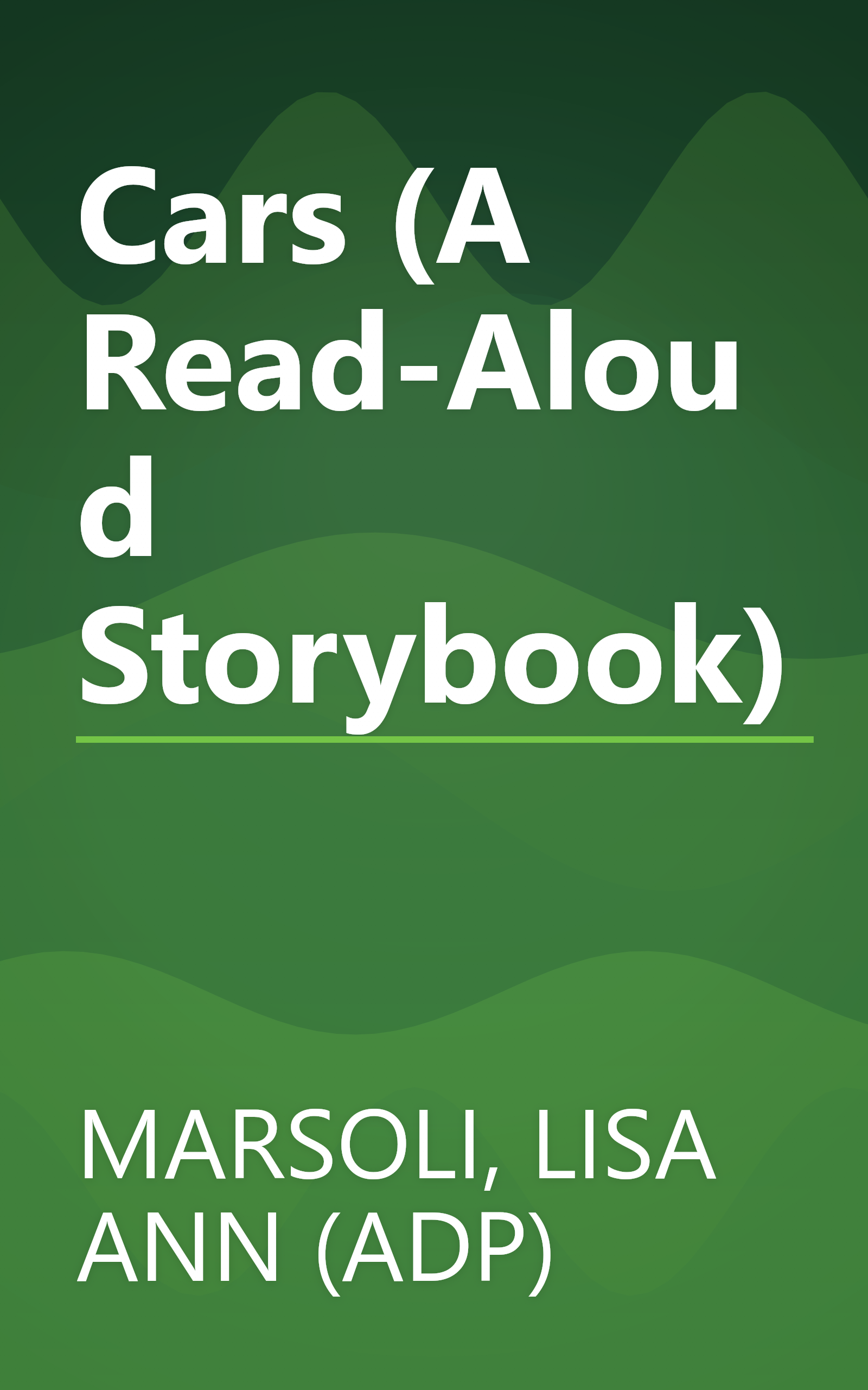 Cars (A Read-Aloud Storybook) book cover