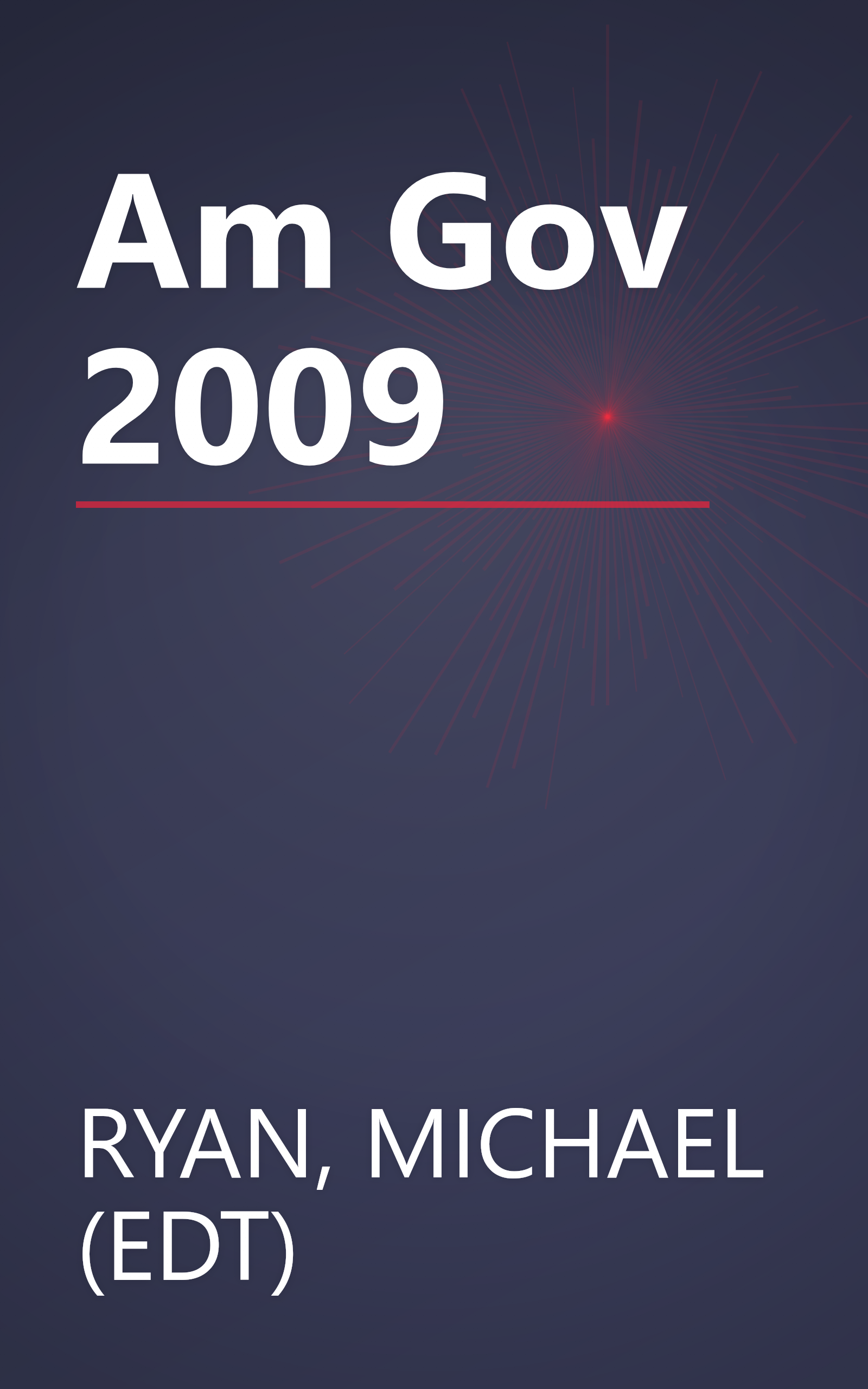 Am Gov 2009 book cover