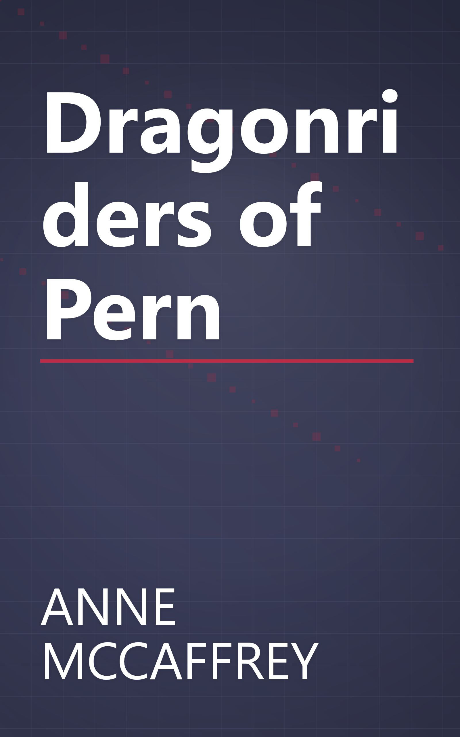 Dragonriders of Pern book cover