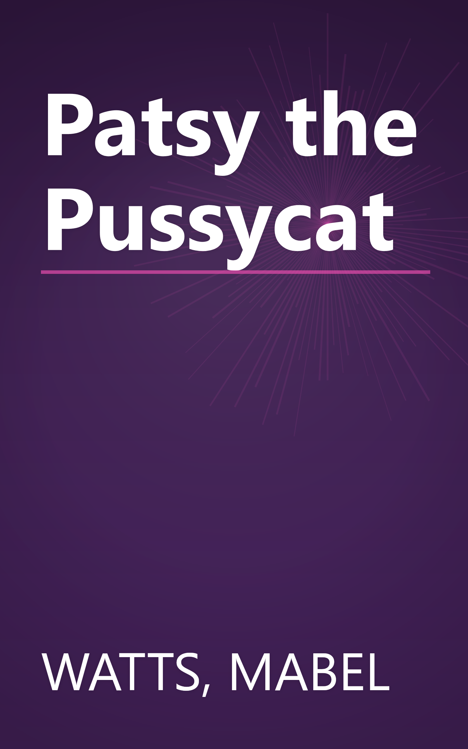 Patsy the Pussycat book cover
