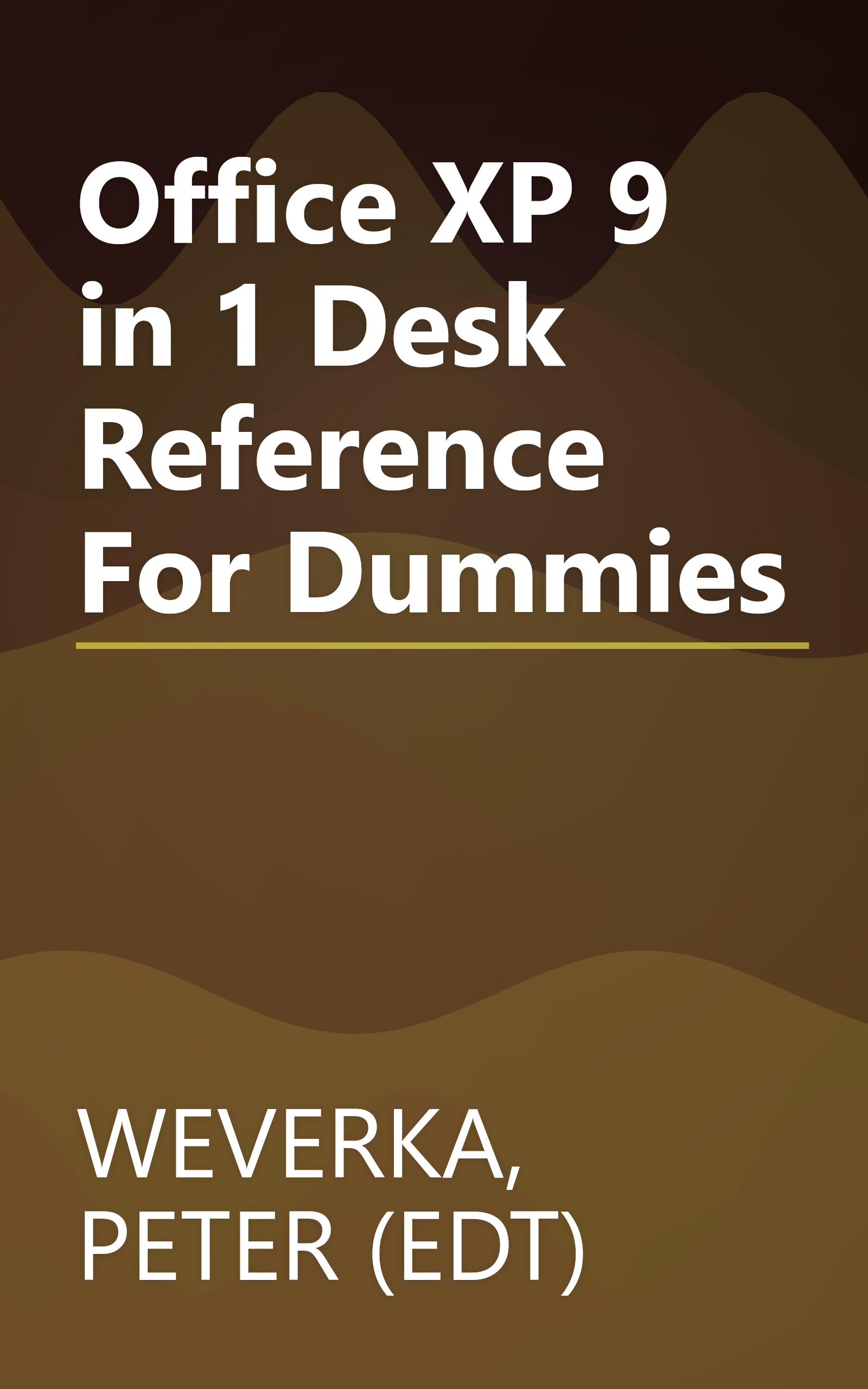 Office XP 9 in 1 Desk Reference For Dummies book cover